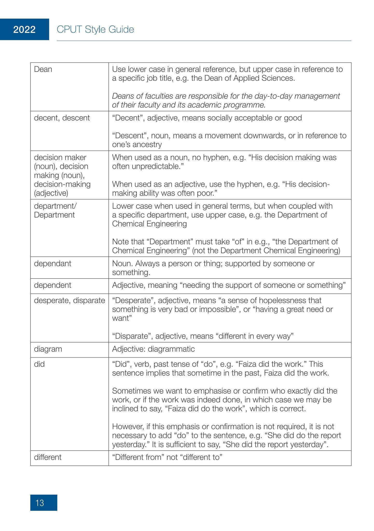 CPUT Style Guide by Cape Peninsula University of Technology - Issuu