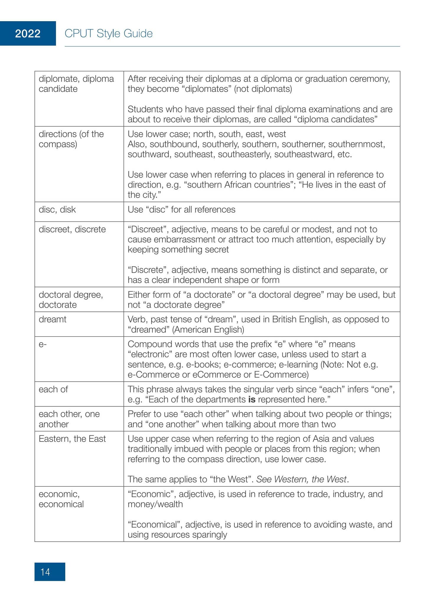 CPUT Style Guide by Cape Peninsula University of Technology - Issuu
