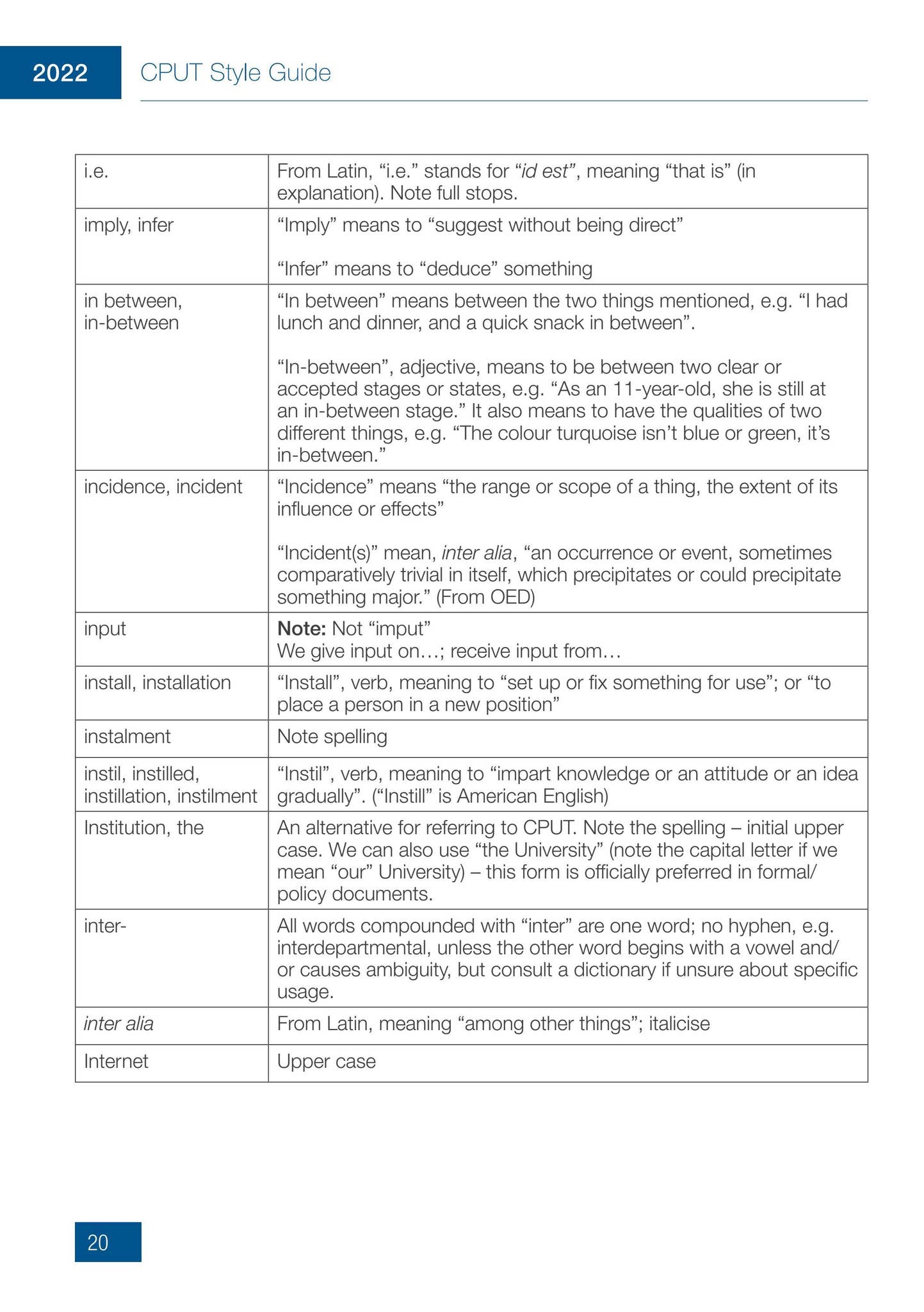 CPUT Style Guide by Cape Peninsula University of Technology - Issuu