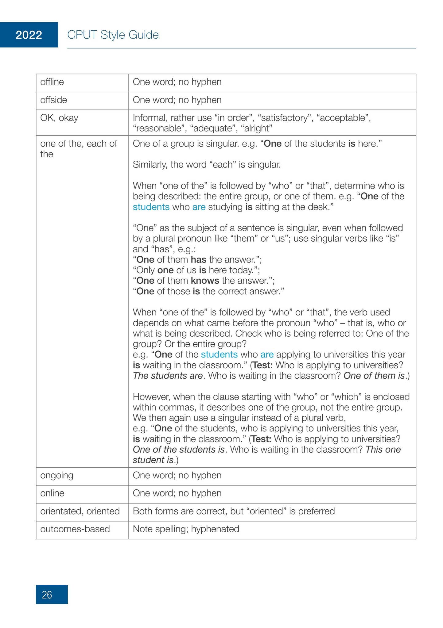 CPUT Style Guide by Cape Peninsula University of Technology - Issuu