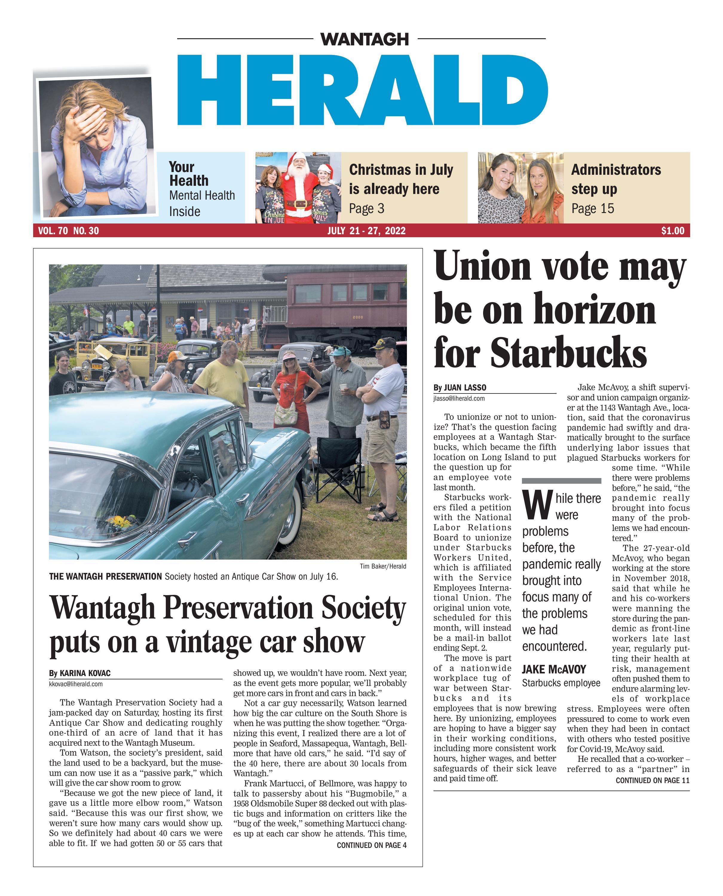 Wantagh Herald 07-21-2022 by Richner Communications, Inc - Issuu
