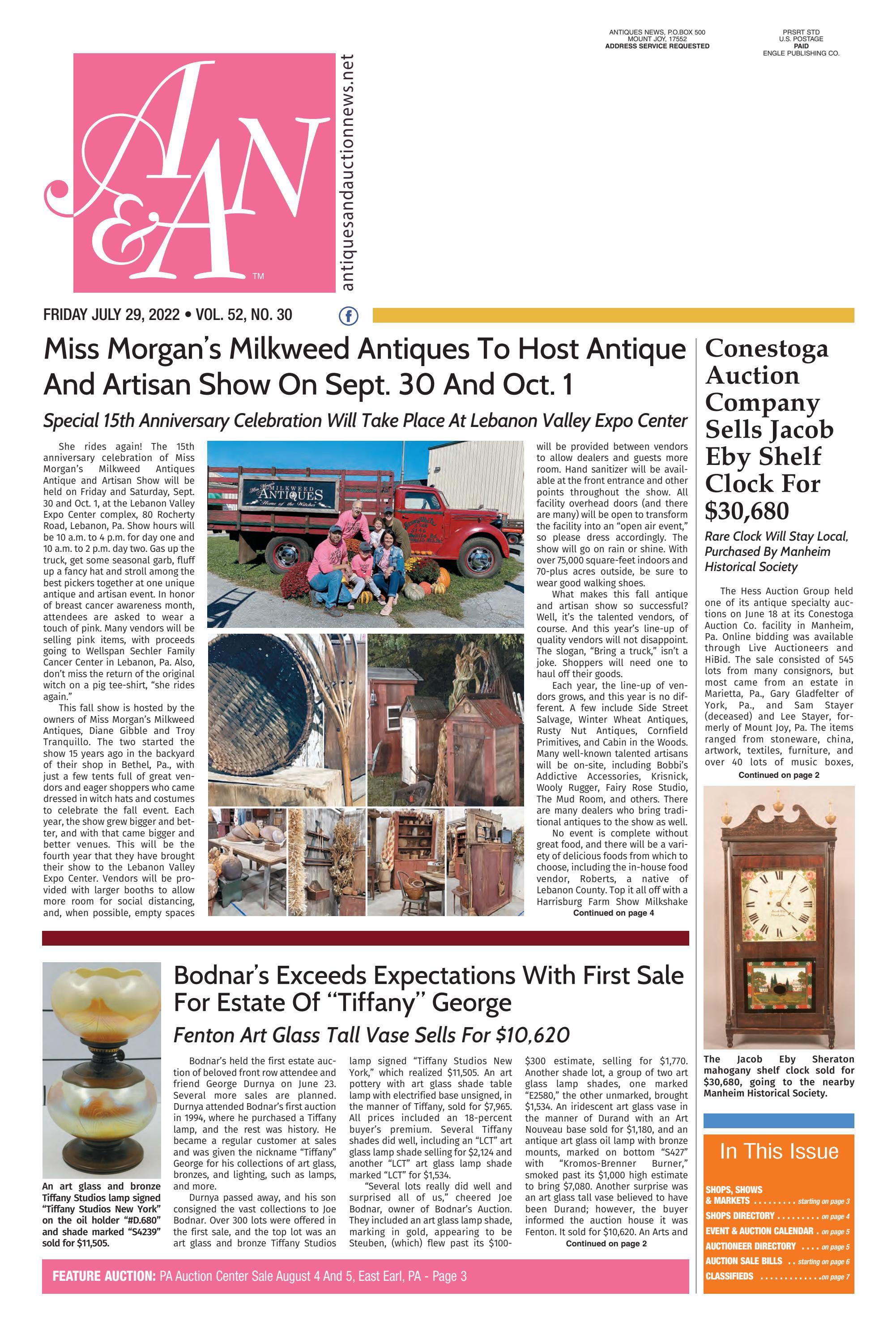 Antiques & Auction News - July 29, 2022 by Antiques & Auction News - Issuu