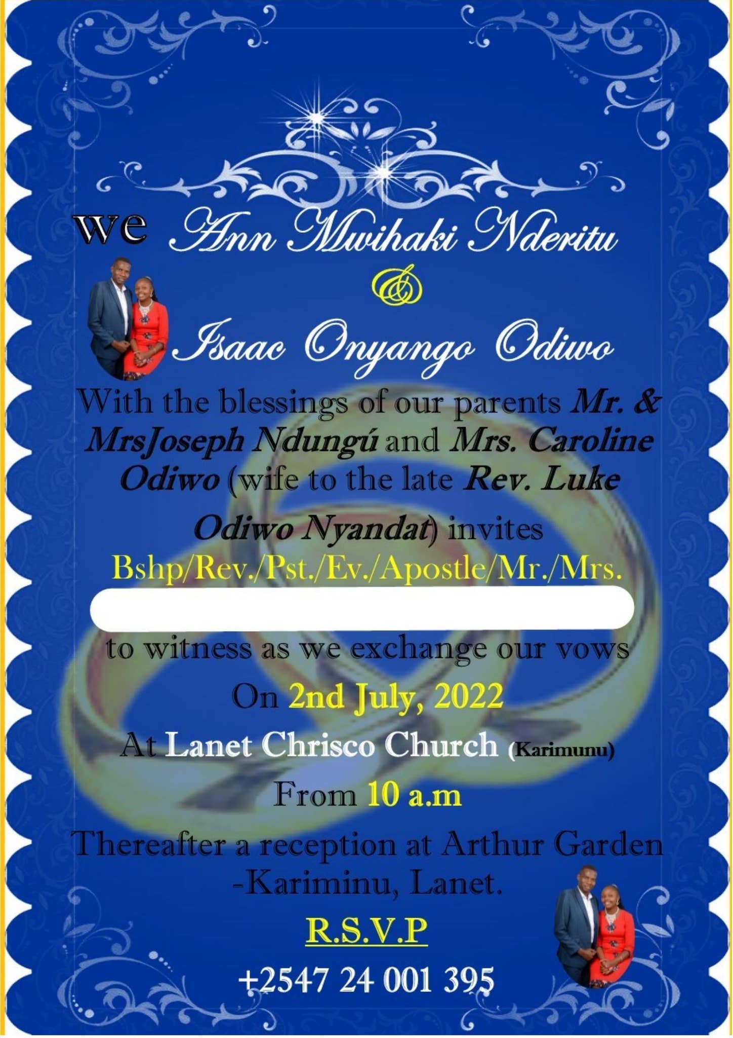 wedding invitation card by Stephen Odiwo - Issuu