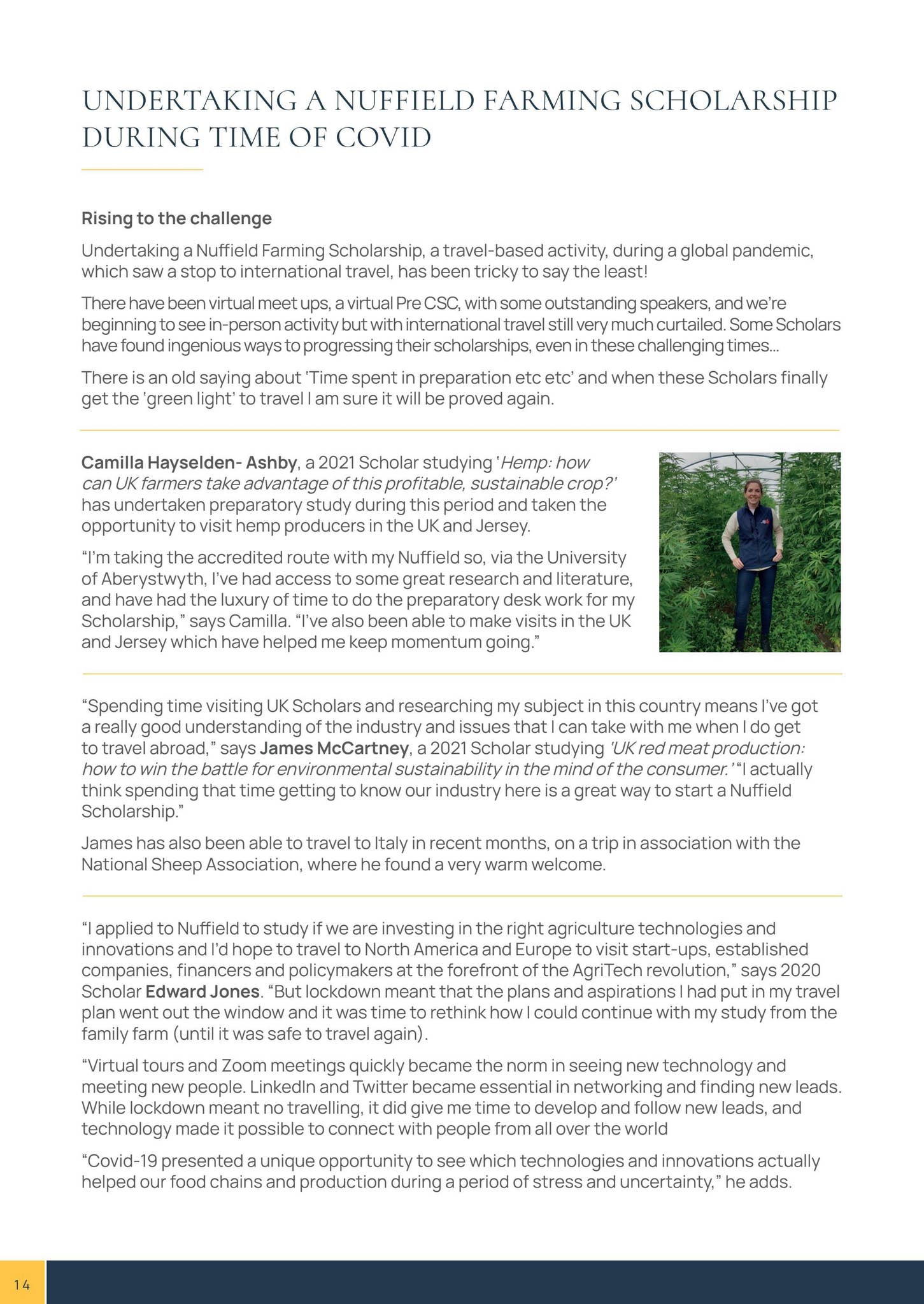 Nuffield Farming 2021 Annual Report by NuffieldFarming - Issuu