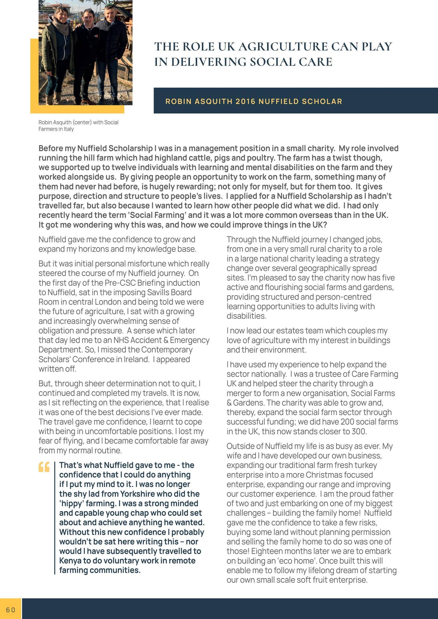 Nuffield Farming 2021 Annual Report by NuffieldFarming - Issuu