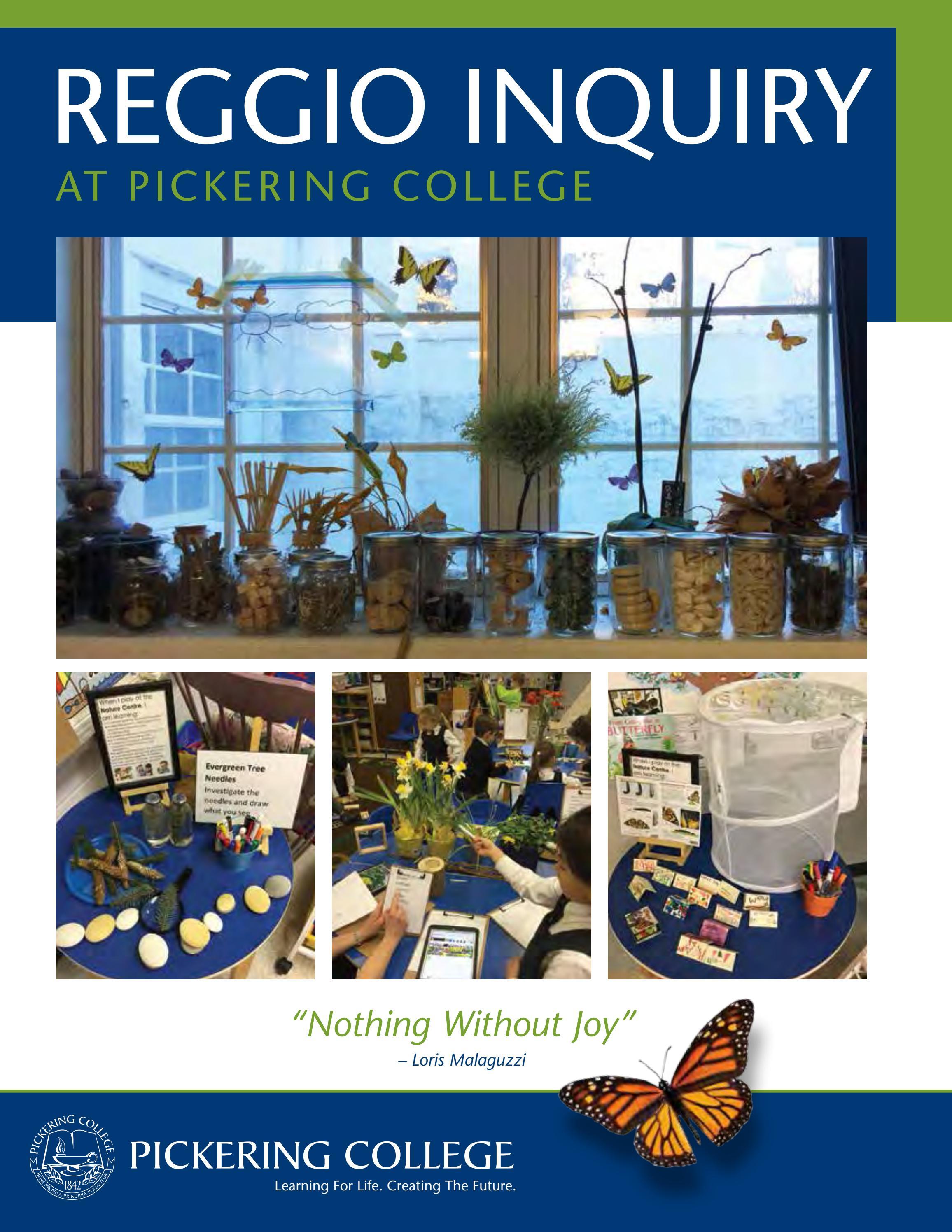 Reggio Inquiry at Pickering College by Pickering College - Issuu