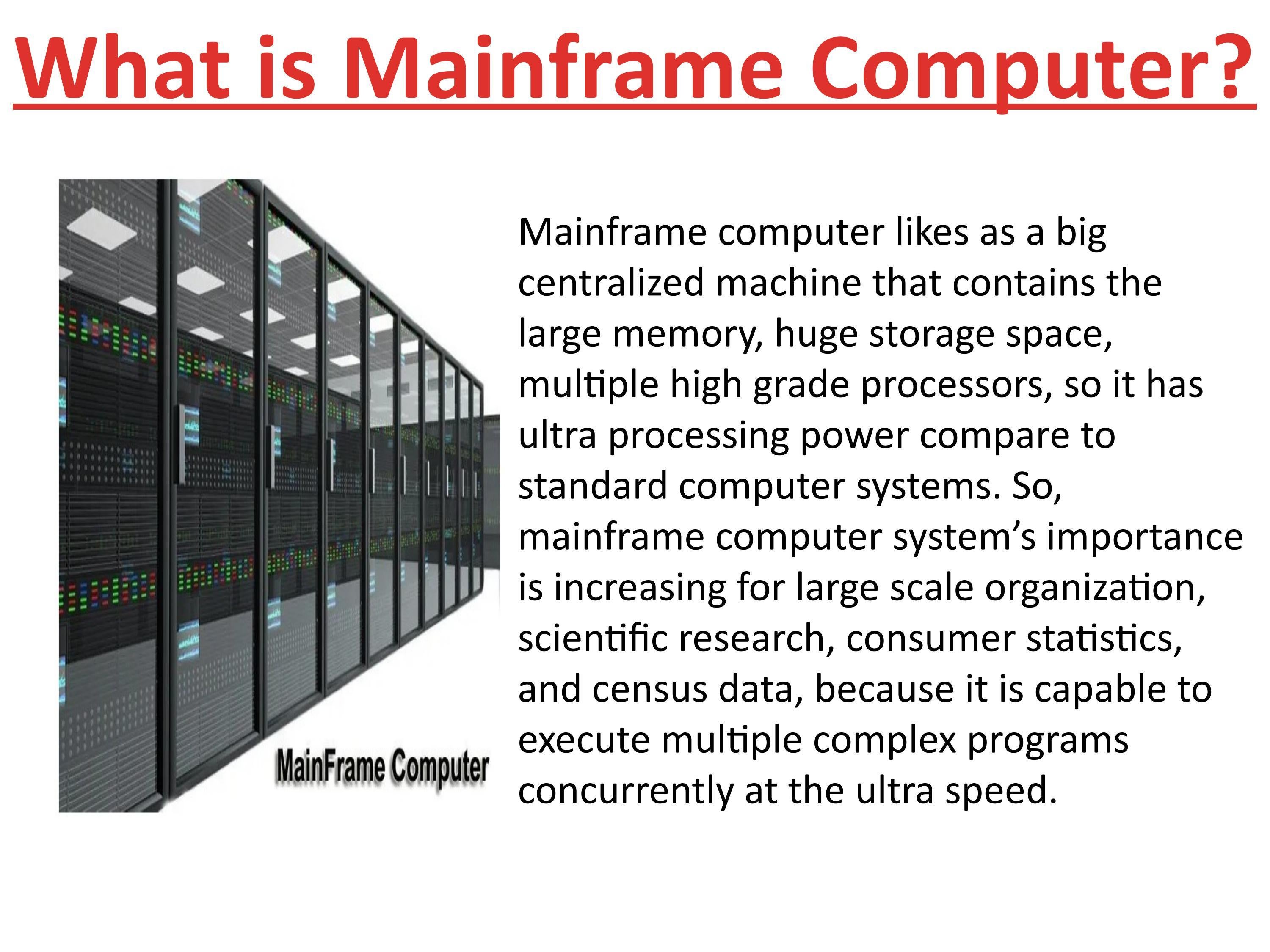 Mainframe Computer Images