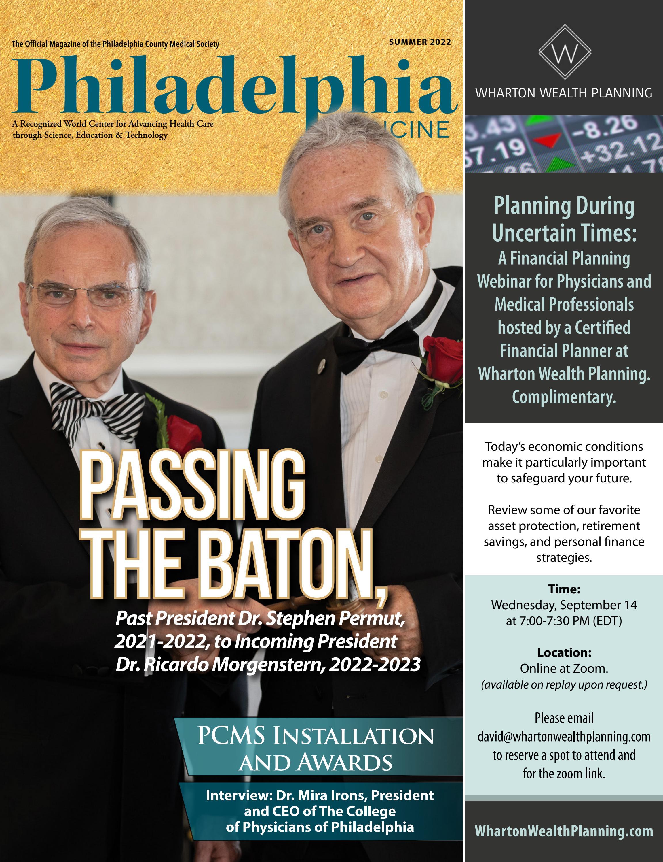 Philadelphia Medicine Summer 2022 by Hoffmann Publishing Group - Issuu