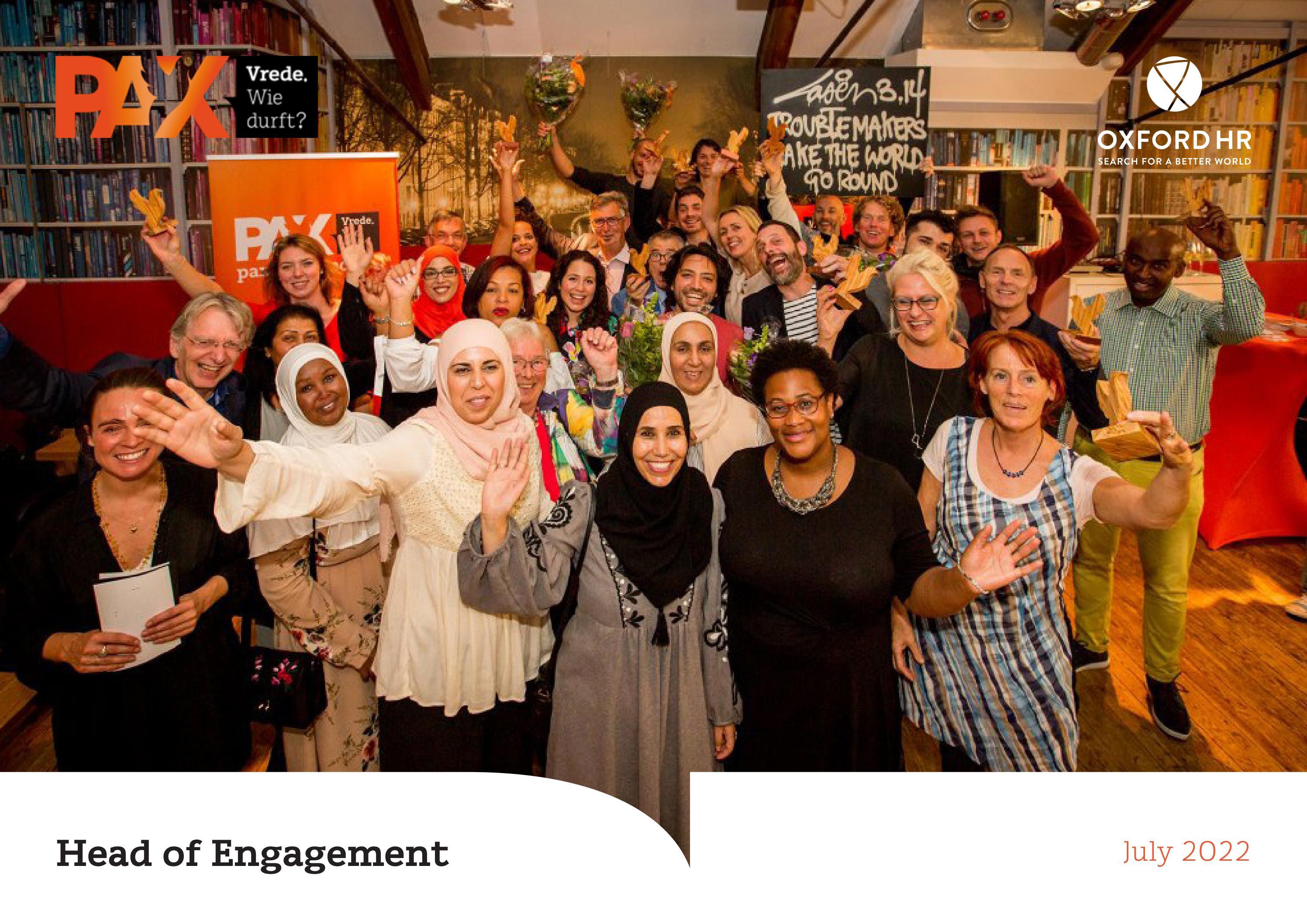 PAX - Head of Engagement by Oxford HR - Issuu