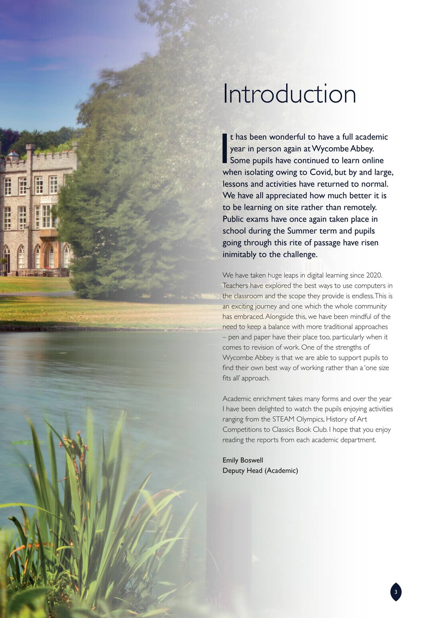 Wycombe Abbey Academic Report 2021 - 2022 by Wycombe Abbey - Issuu