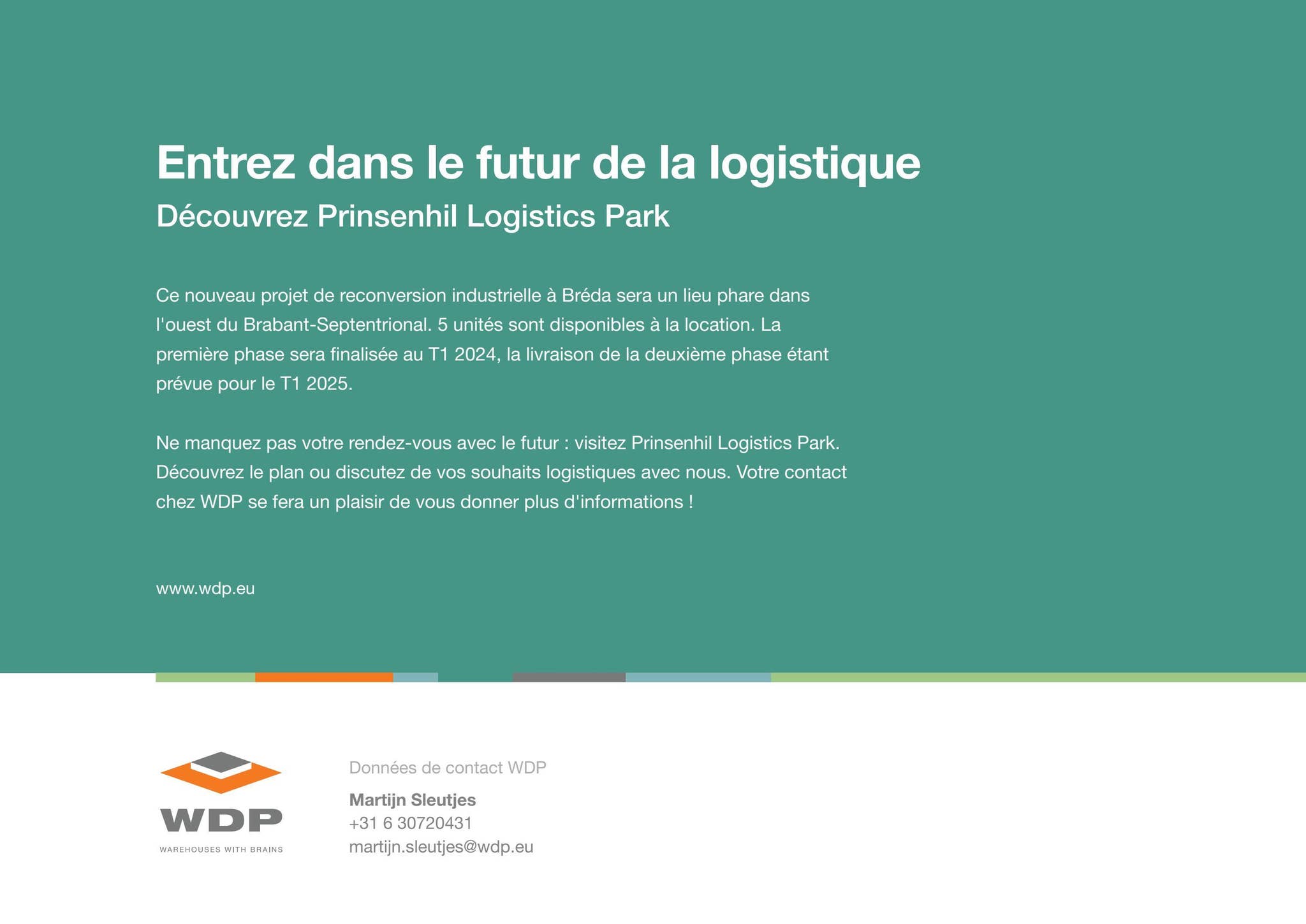 WDP Prinsenhil Logistics Park - FR by WDP - Warehouses with Brains - Issuu