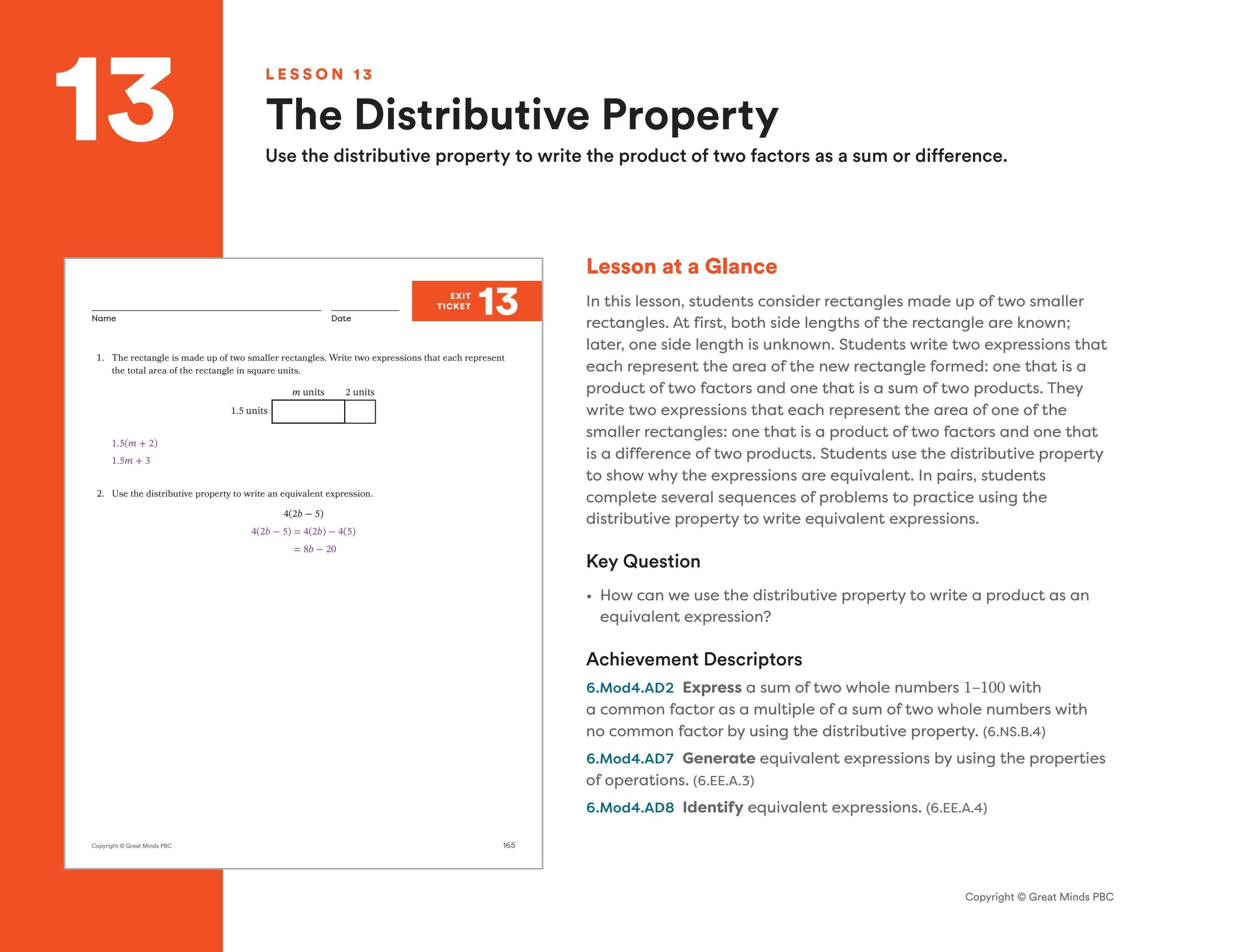 Grade 6 Module 4 Lesson 13 by Great Minds - Issuu
