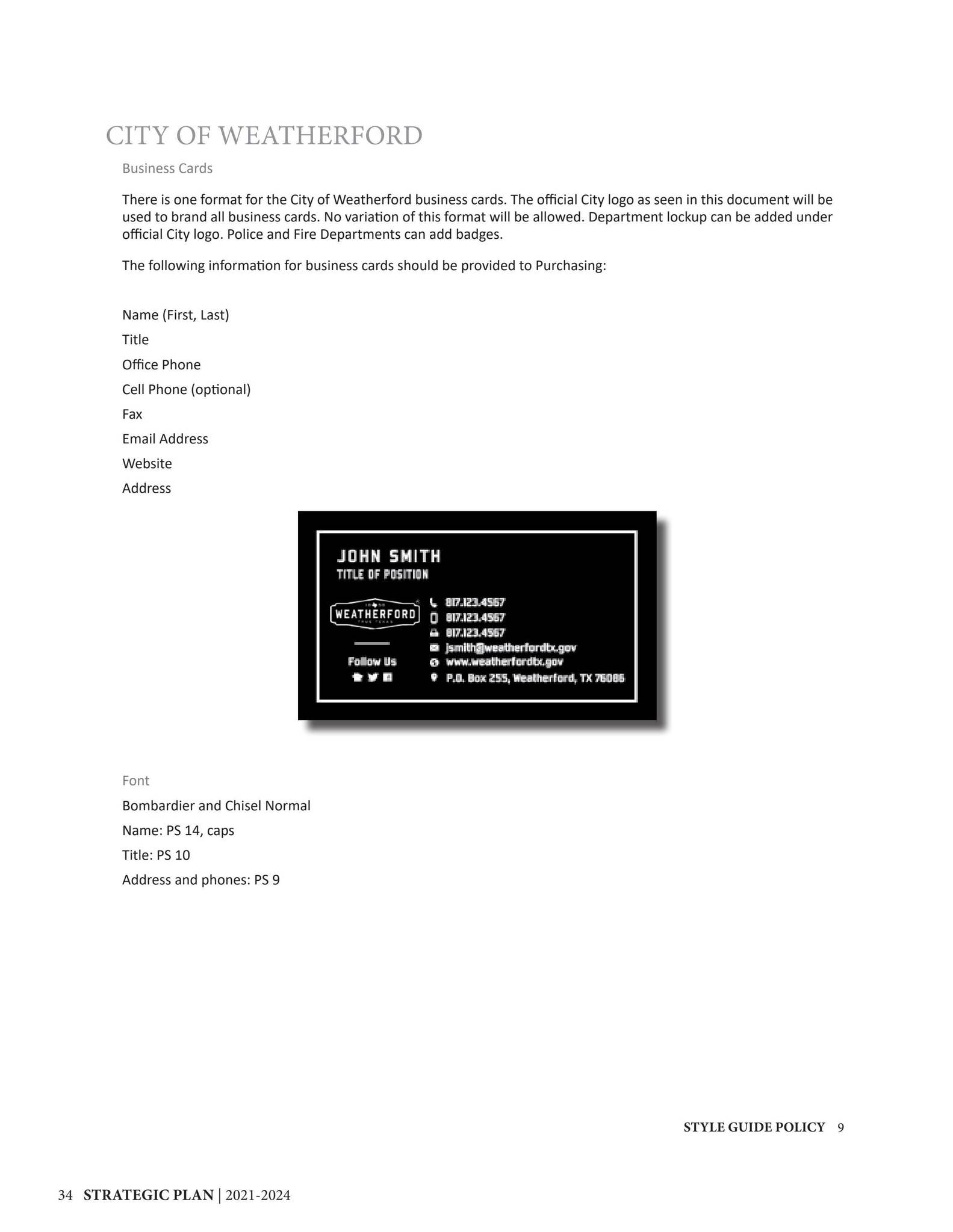 Strategic Communications Plan 2021-2024 by City of Weatherford - Issuu