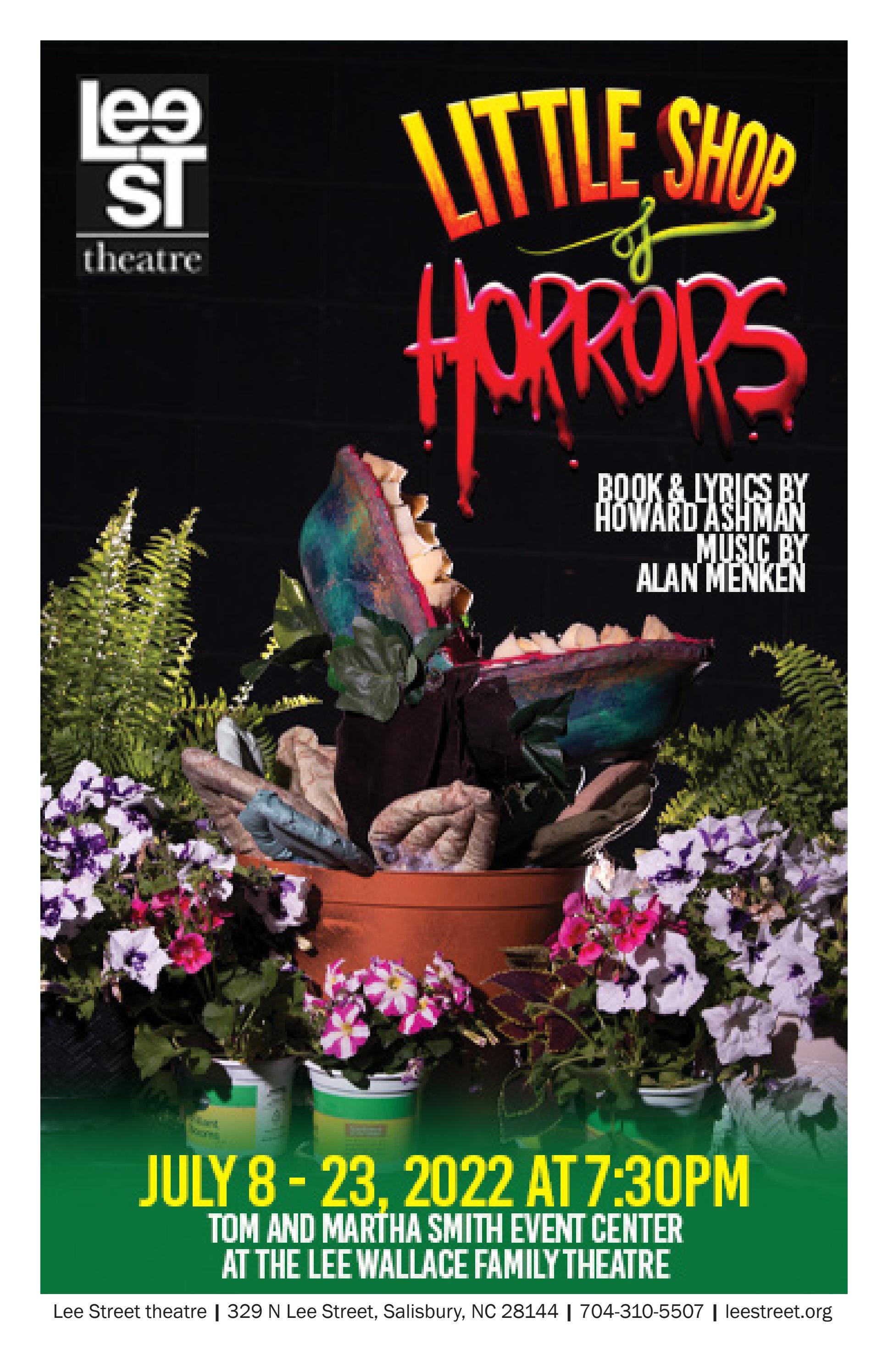 Little Shop of Horrors Playbill - Lee Street theatre by ...