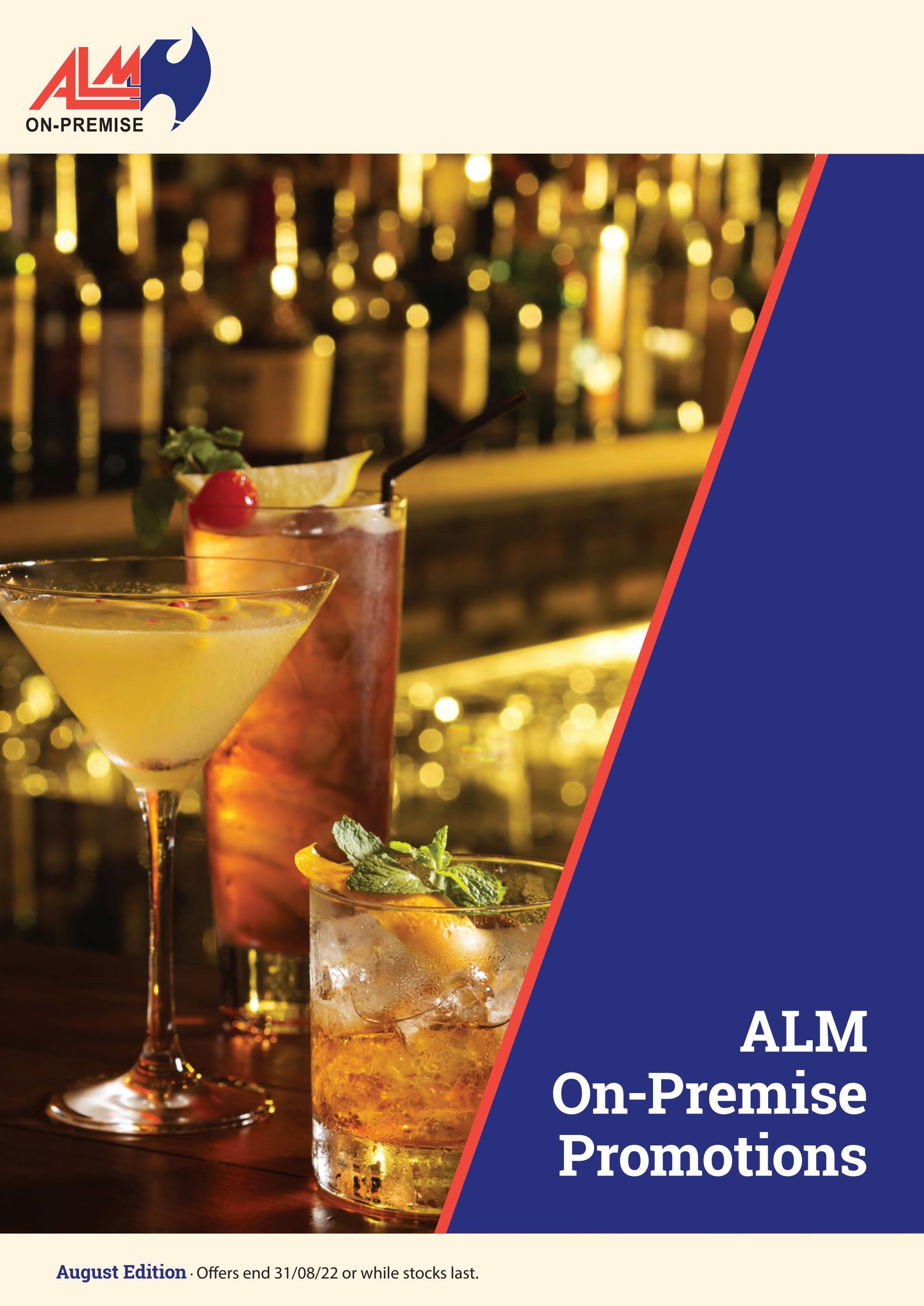 ALM ON PREMISE Exclusive Promotions August - QLD by ALMOnPremise - Issuu