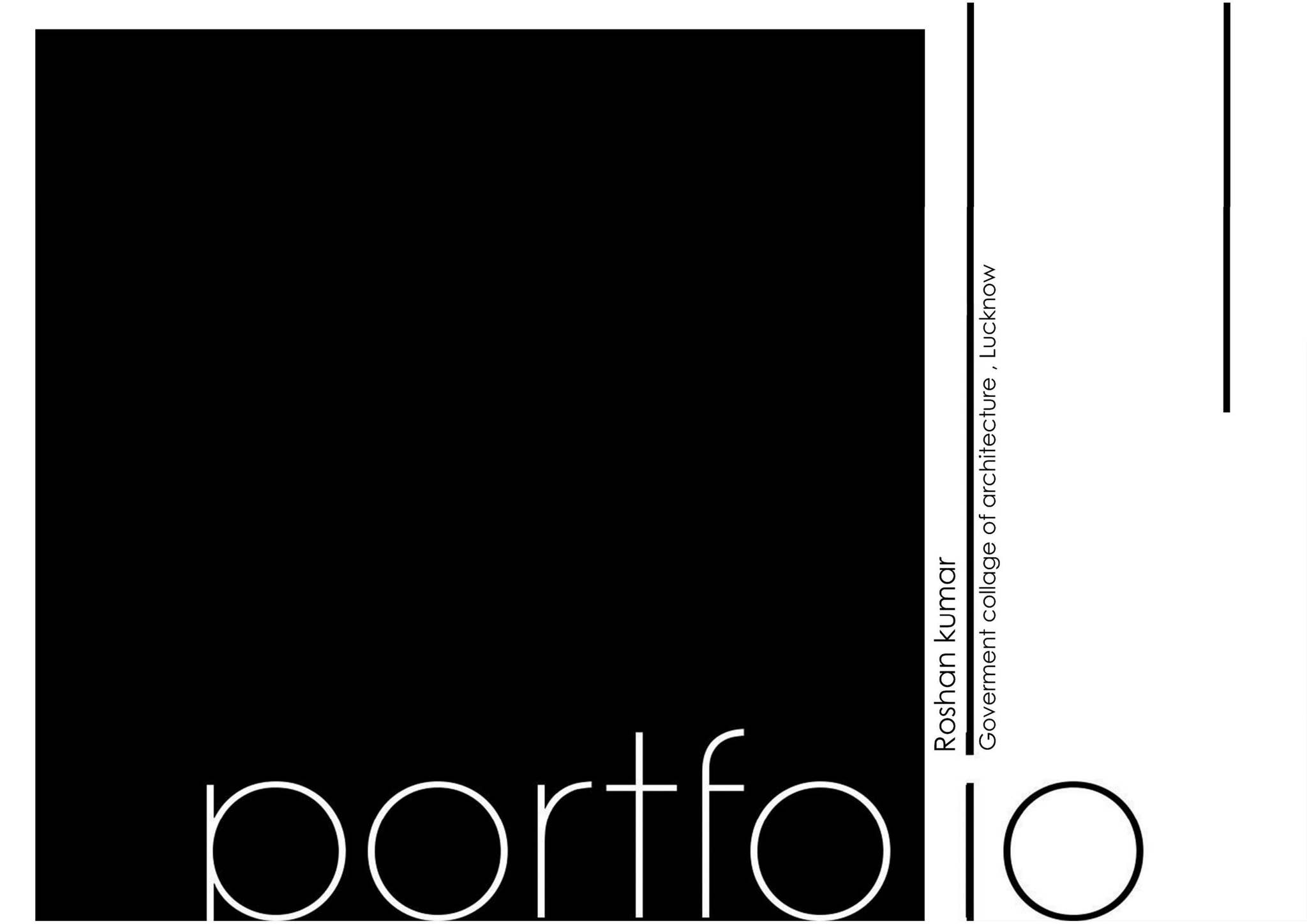 Architectural portfolio of under graduation course GCA Lucknow by ...