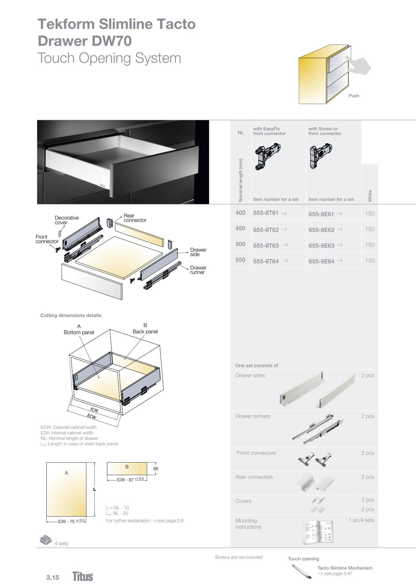 Tekform Slimline Drawer - catalogue EN by Titus Group - Issuu