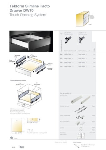 Tekform Slimline Drawer - catalogue EN by Titus Group - Issuu