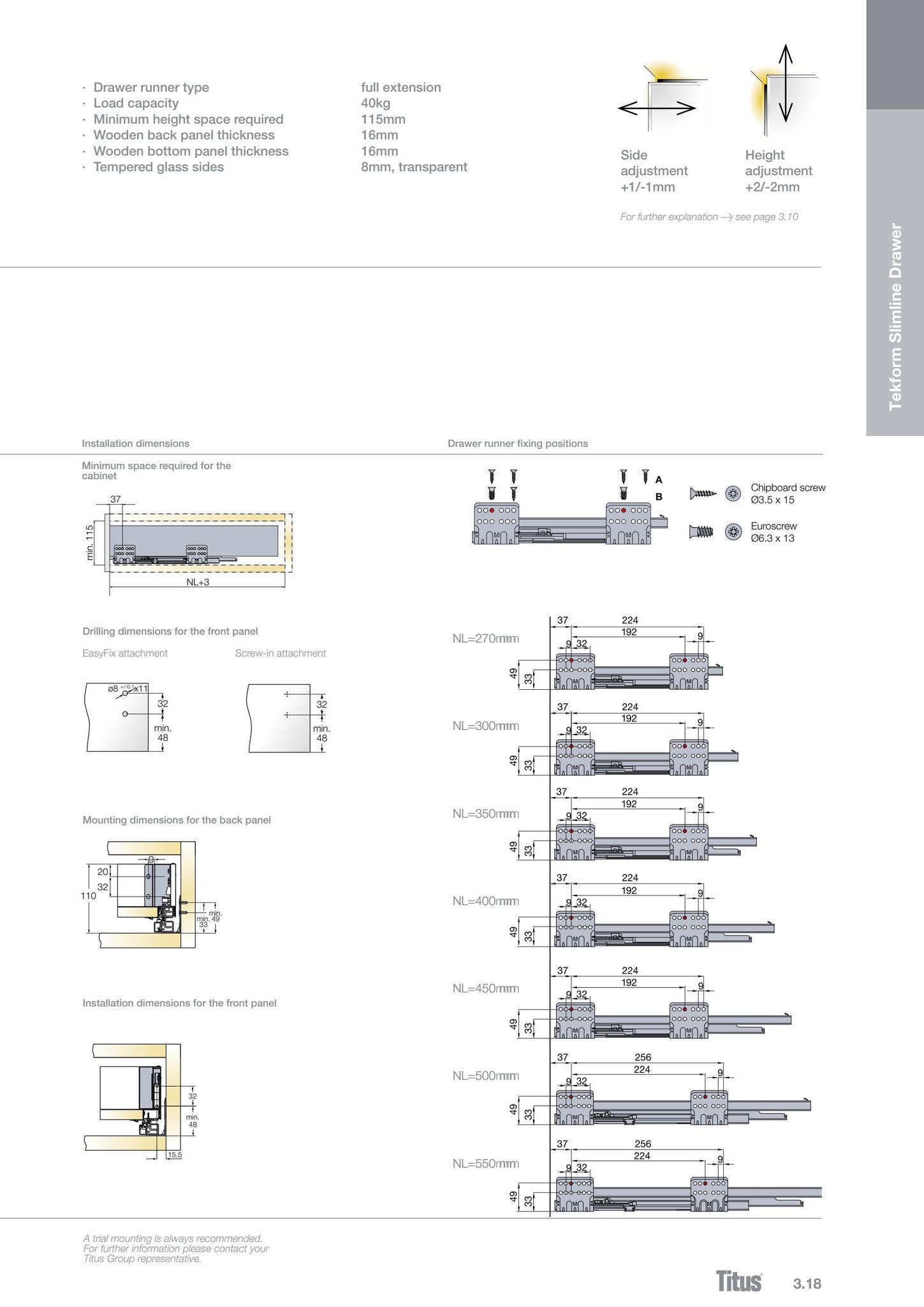 Tekform Slimline Drawer - catalogue EN by Titus Group - Issuu