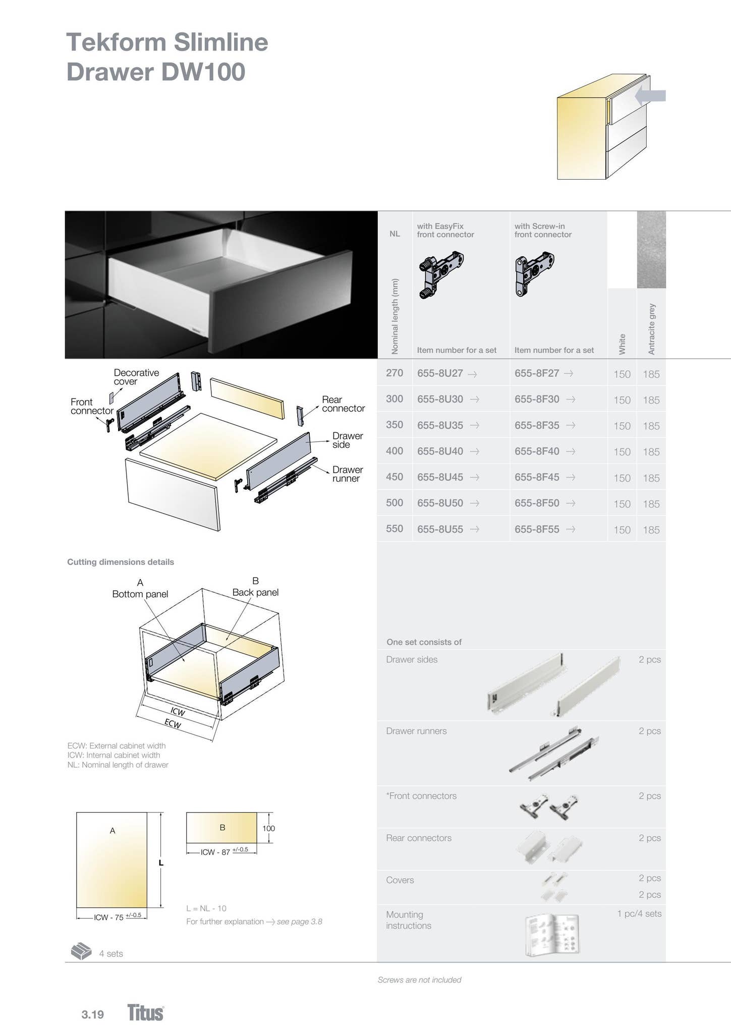 Tekform Slimline Drawer - catalogue EN by Titus Group - Issuu