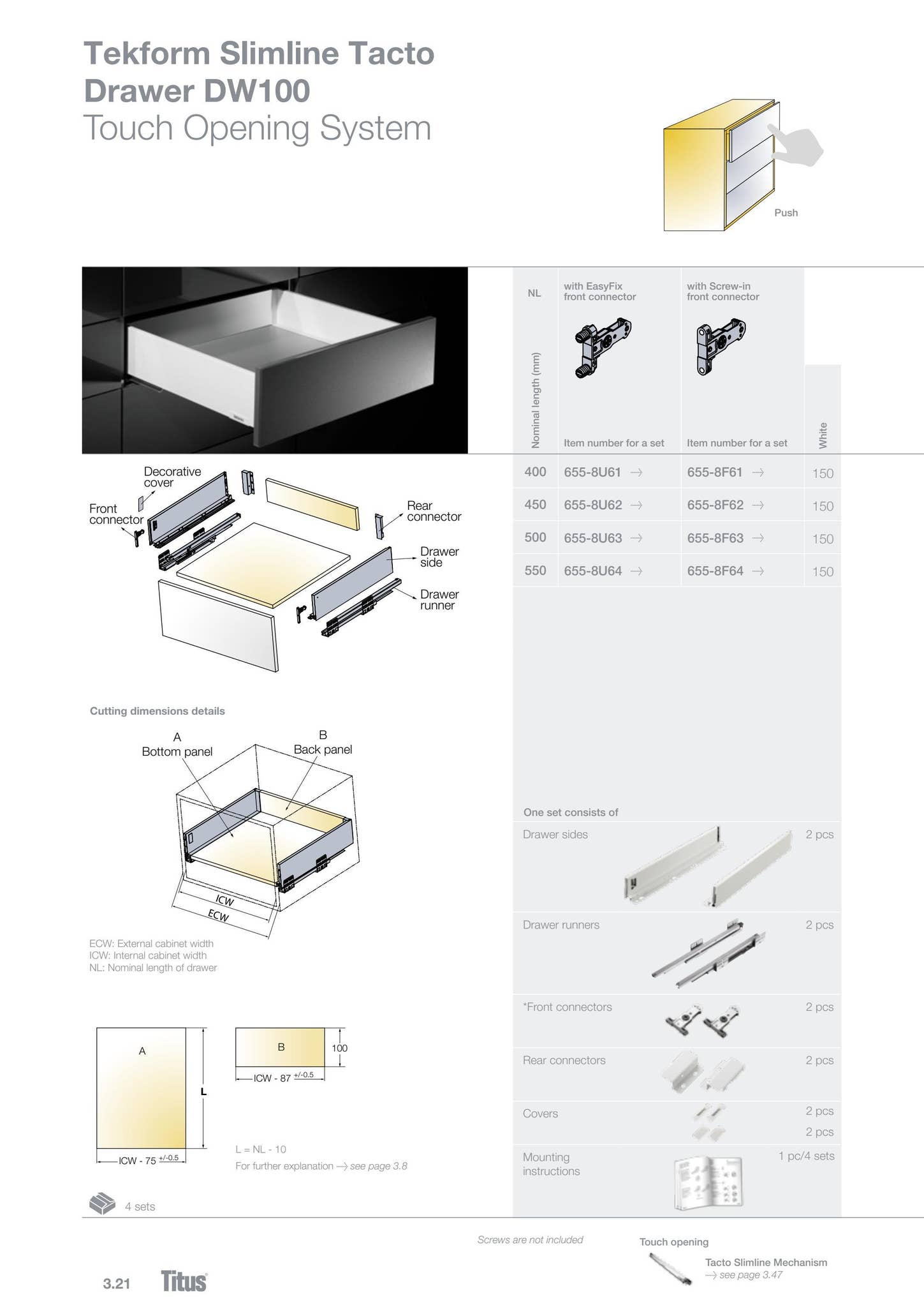 Tekform Slimline Drawer - catalogue EN by Titus Group - Issuu