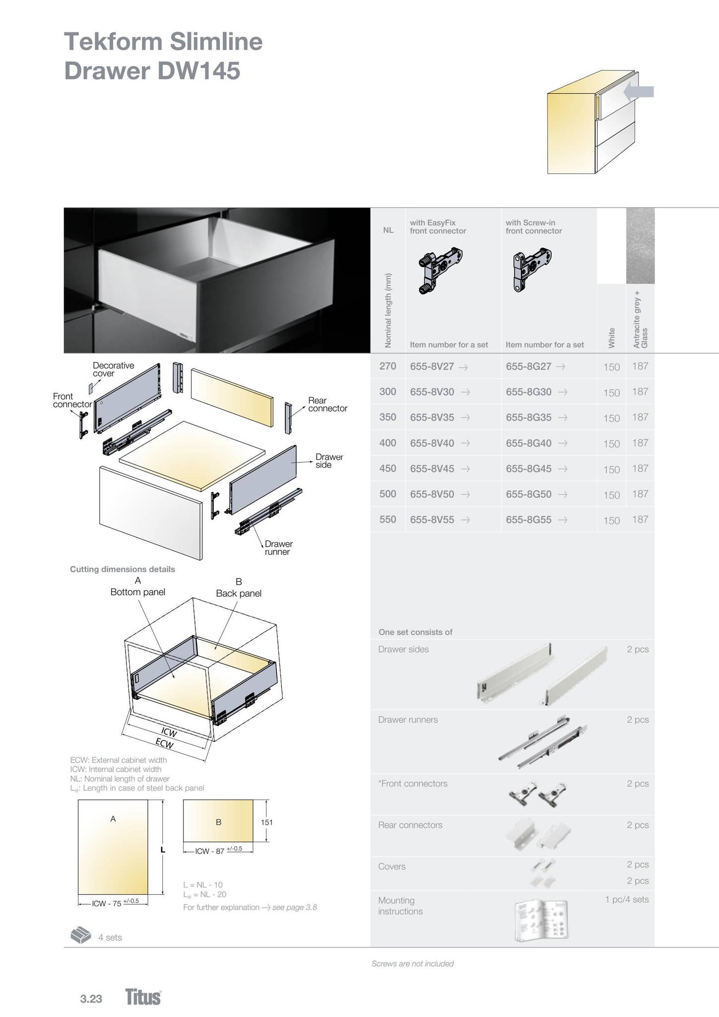 Tekform Slimline Drawer - catalogue EN by Titus Group - Issuu