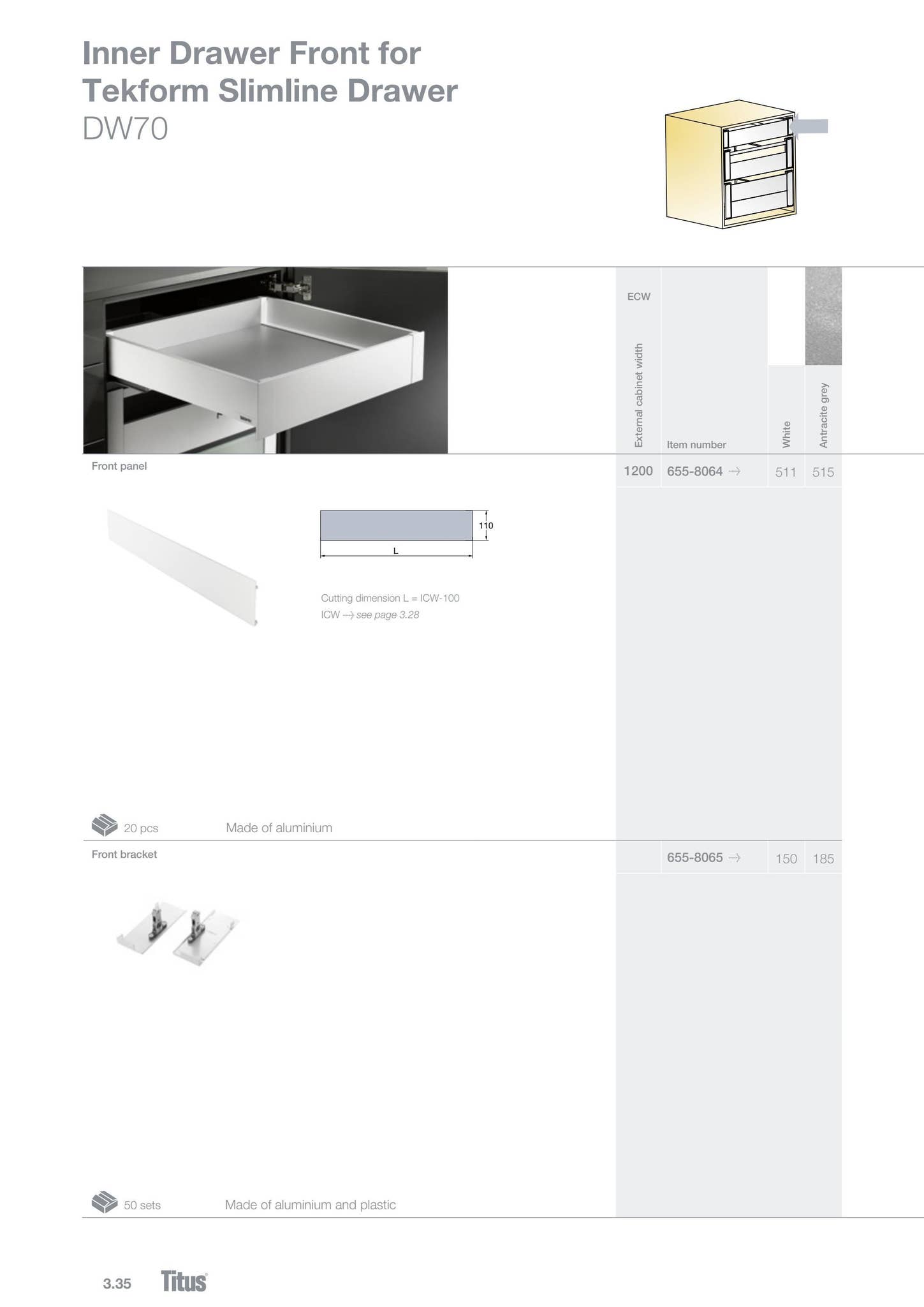 Tekform Slimline Drawer - catalogue EN by Titus Group - Issuu