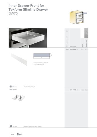 Tekform Slimline Drawer - catalogue EN by Titus Group - Issuu