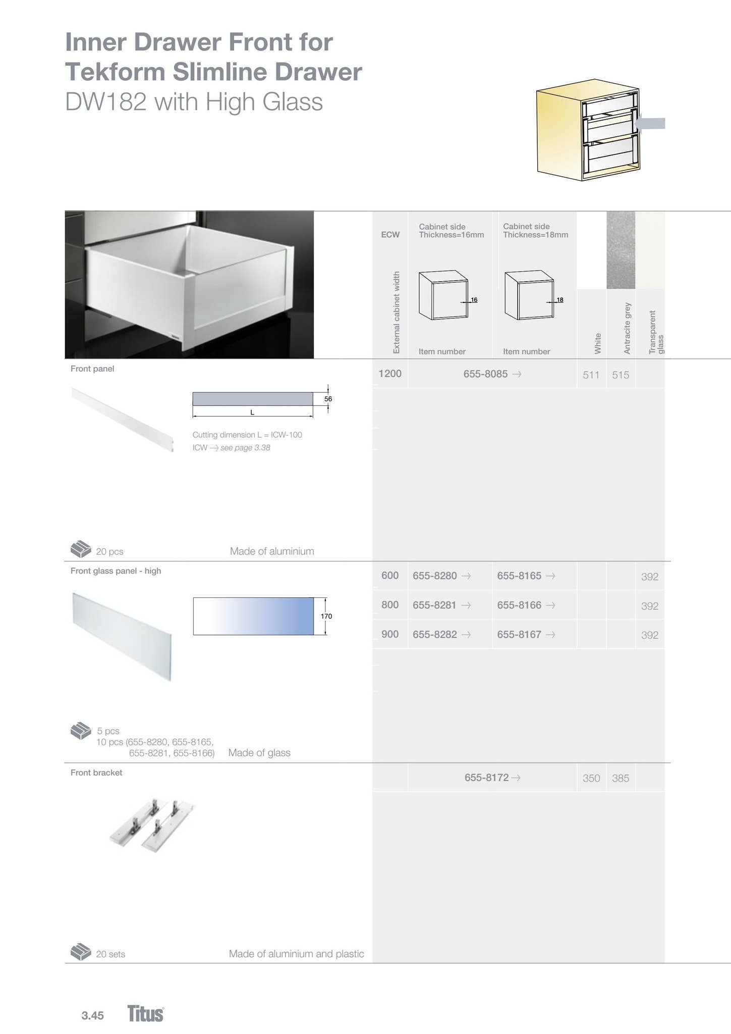 Tekform Slimline Drawer - catalogue EN by Titus Group - Issuu