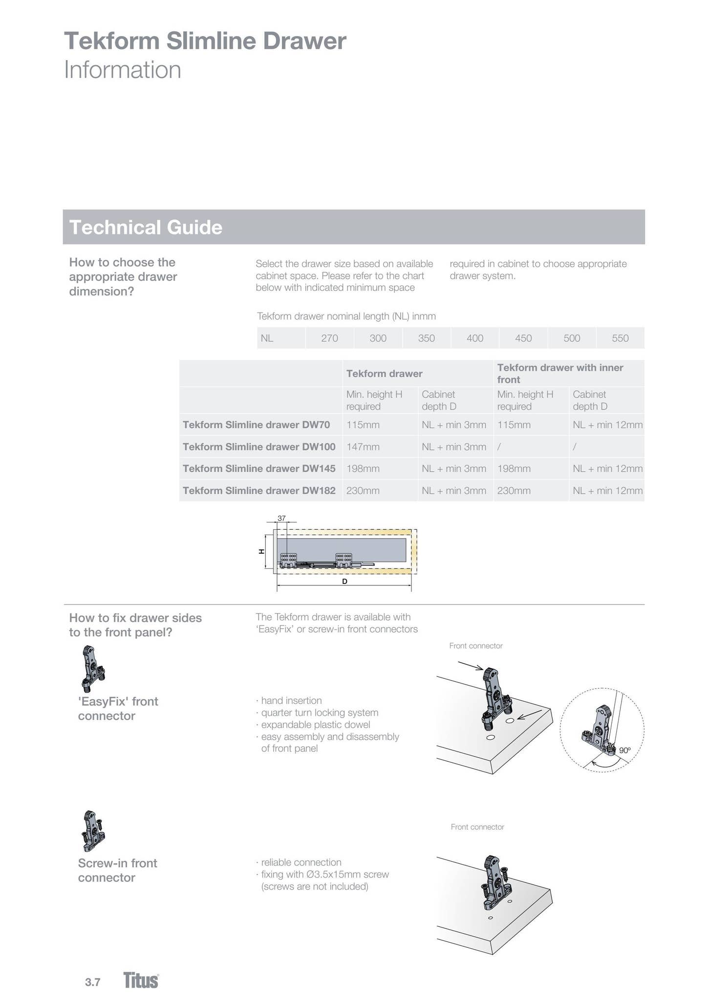 Tekform Slimline Drawer - catalogue EN by Titus Group - Issuu