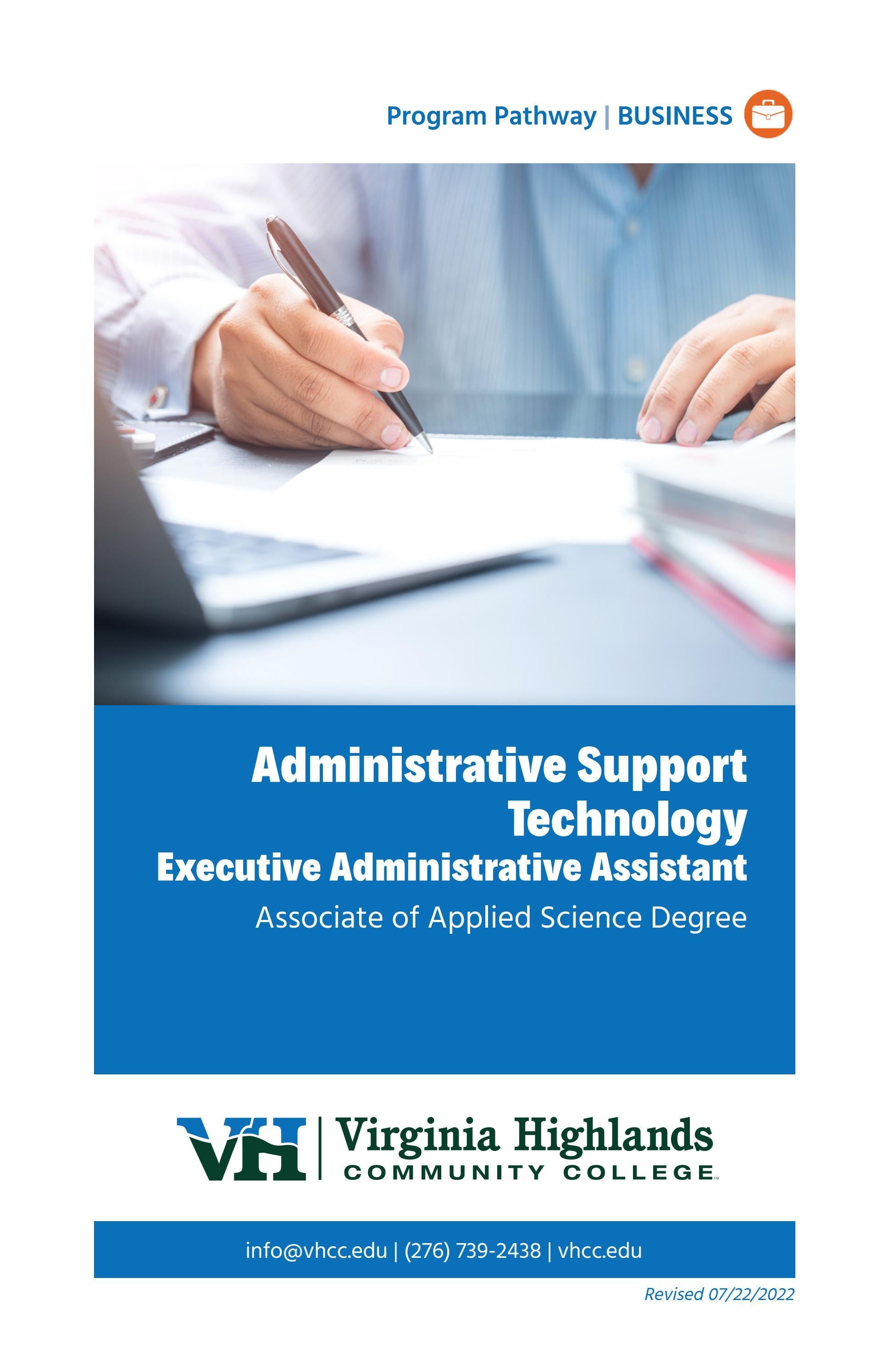 Administrative Support Technology - Executive Administrative Assistant ...