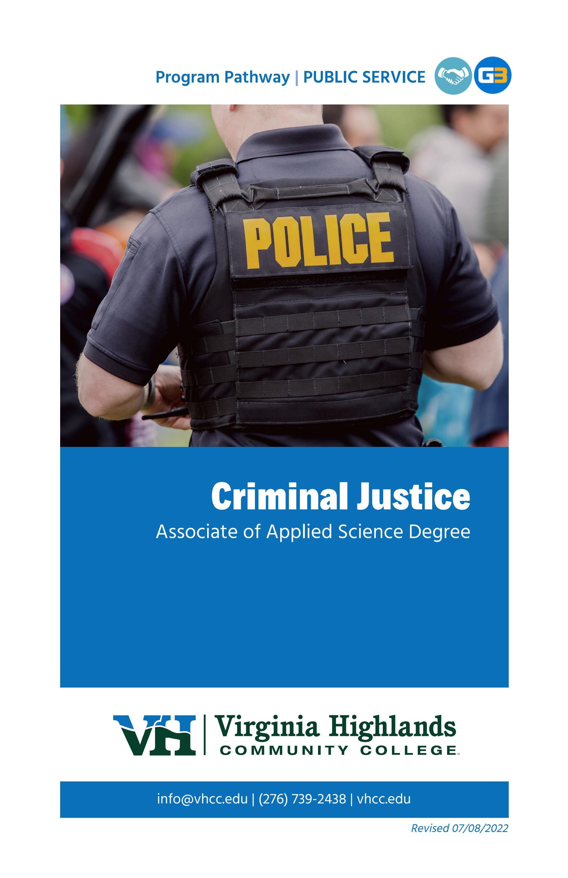 Criminal Justice Pathway | VHCC by Virginia Highlands Community College ...