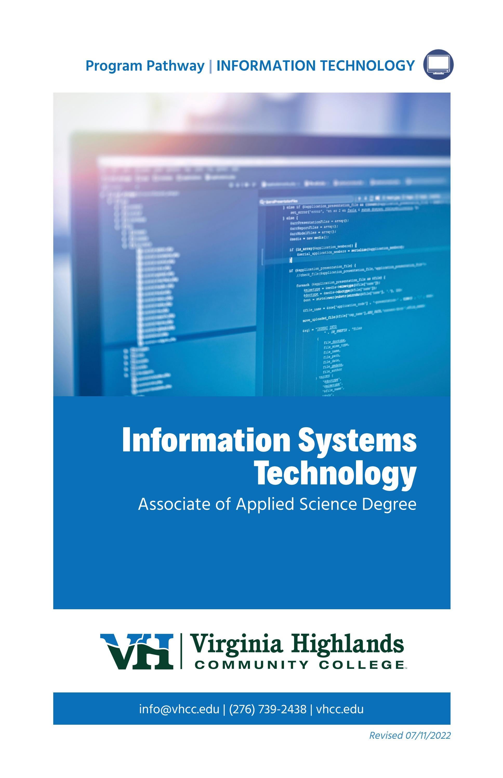 Information Systems Technology Pathway | VHCC by Virginia Highlands ...