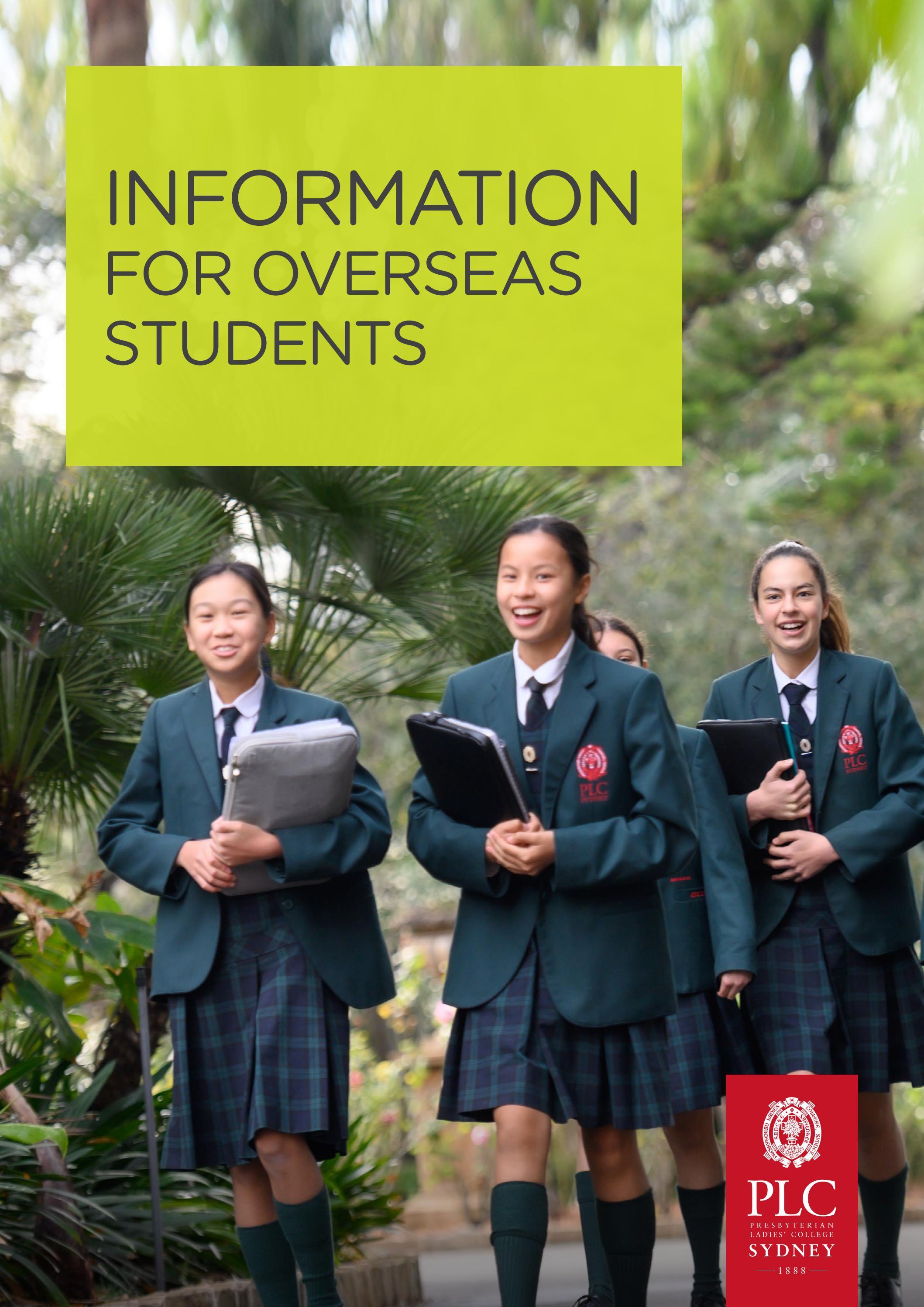 Information for Overseas Students by PLC Sydney - Issuu