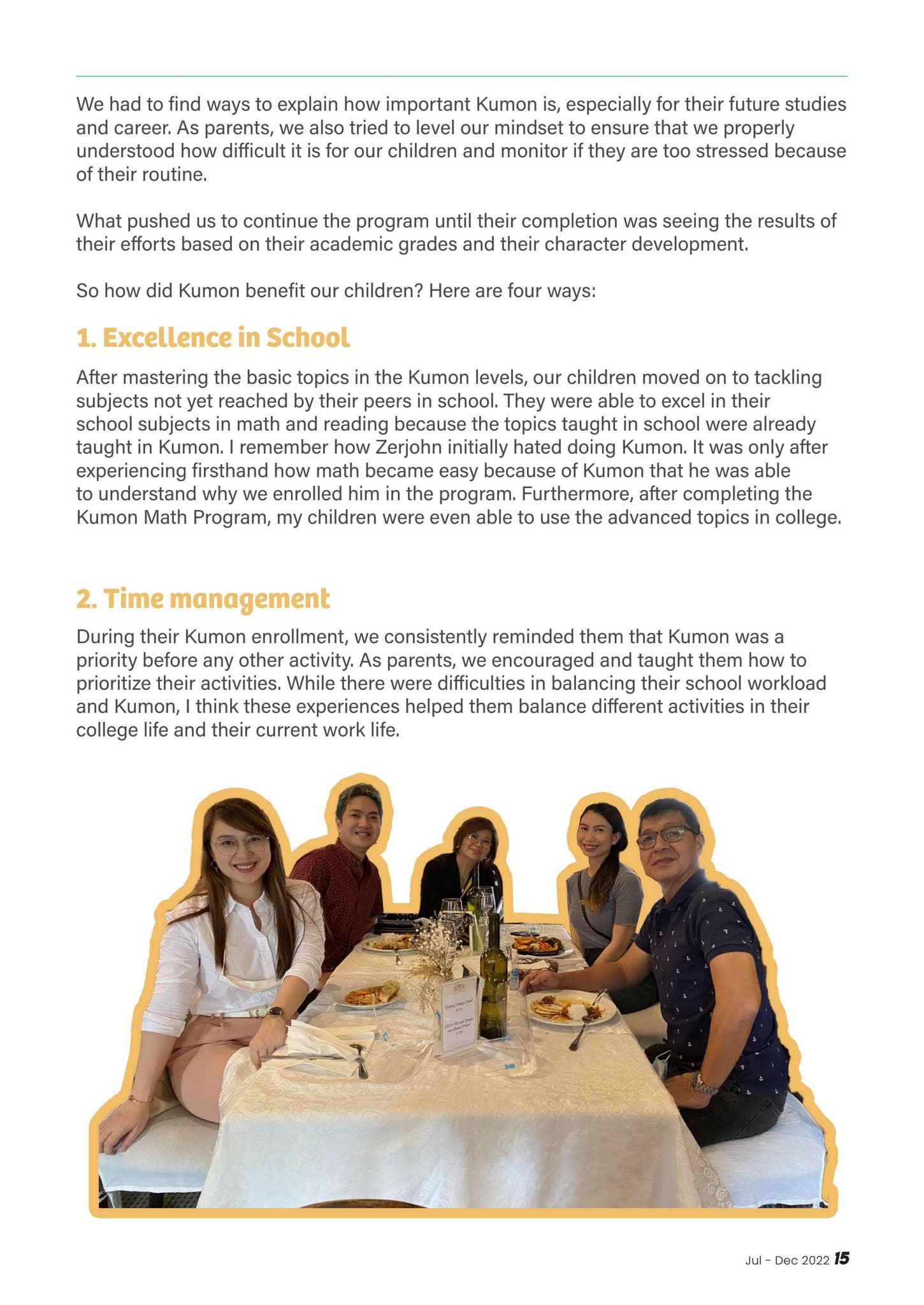 Kumon Philippines - Potential 2022 Issue 2 by Kumon Asia & Oceania - Issuu
