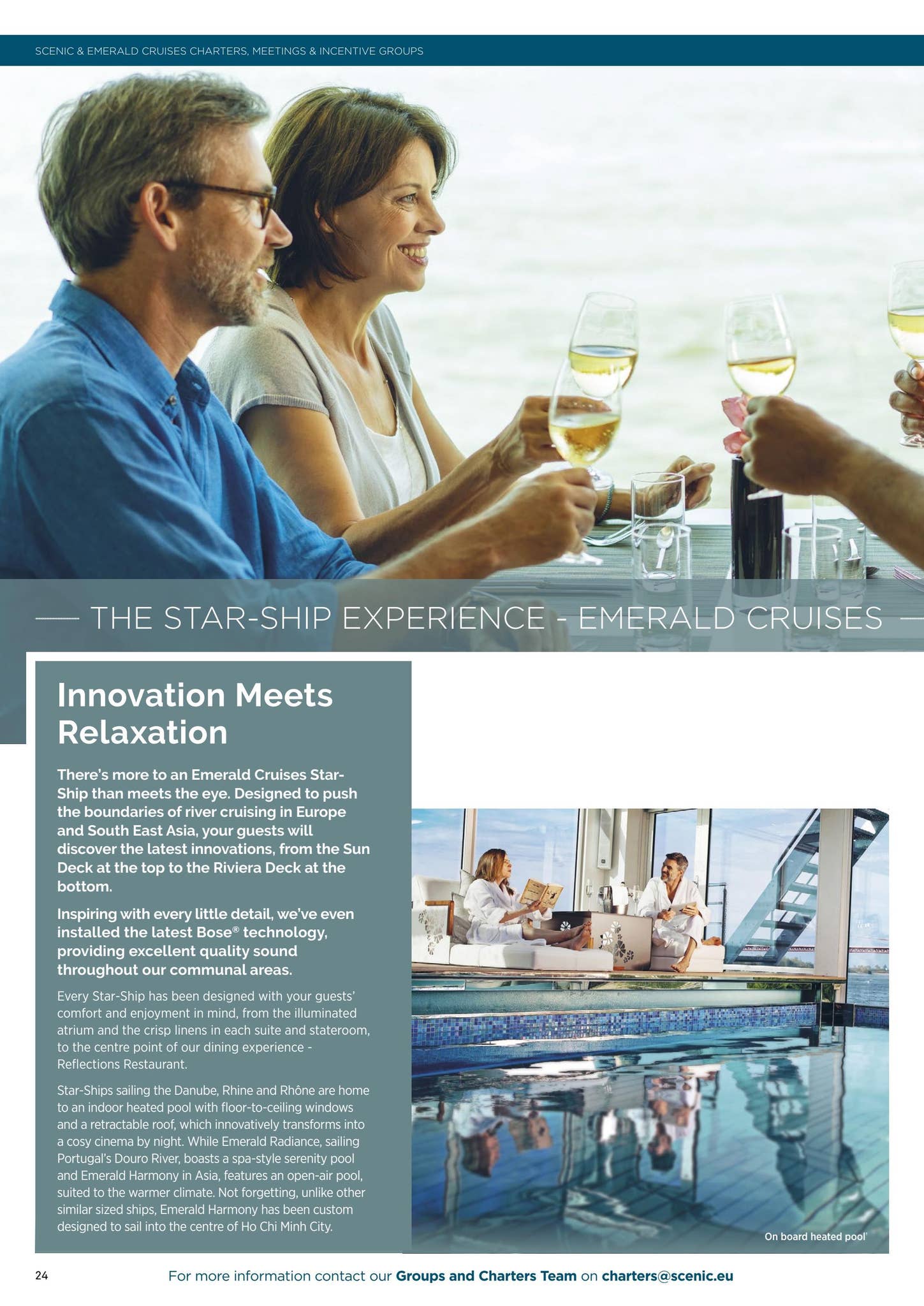 Charters, Meetings & Incentive Groups, River Cruises EU by Scenic UK ...