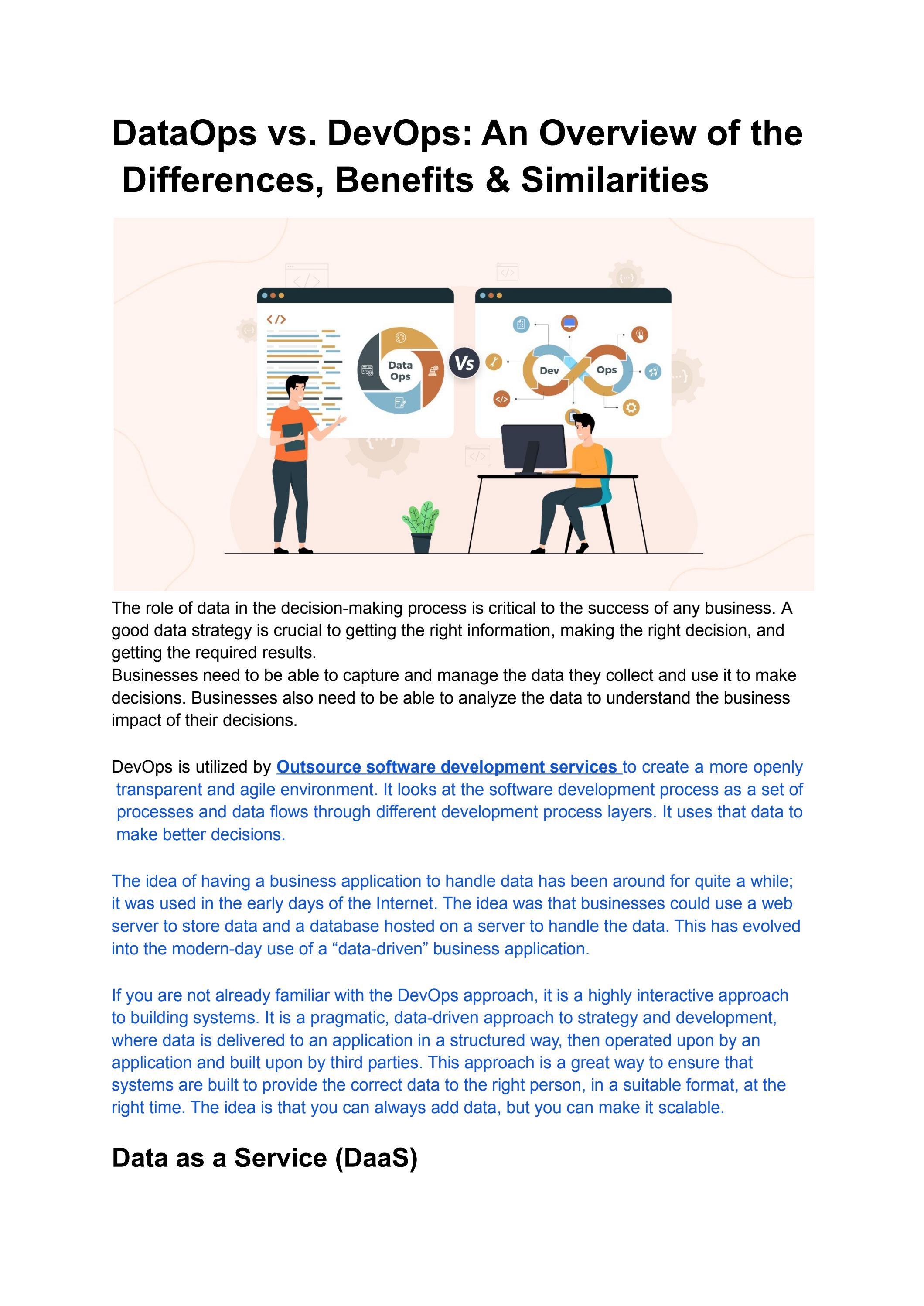 DataOps vs DevOps: Which Is Best for Your Software Development? by ...