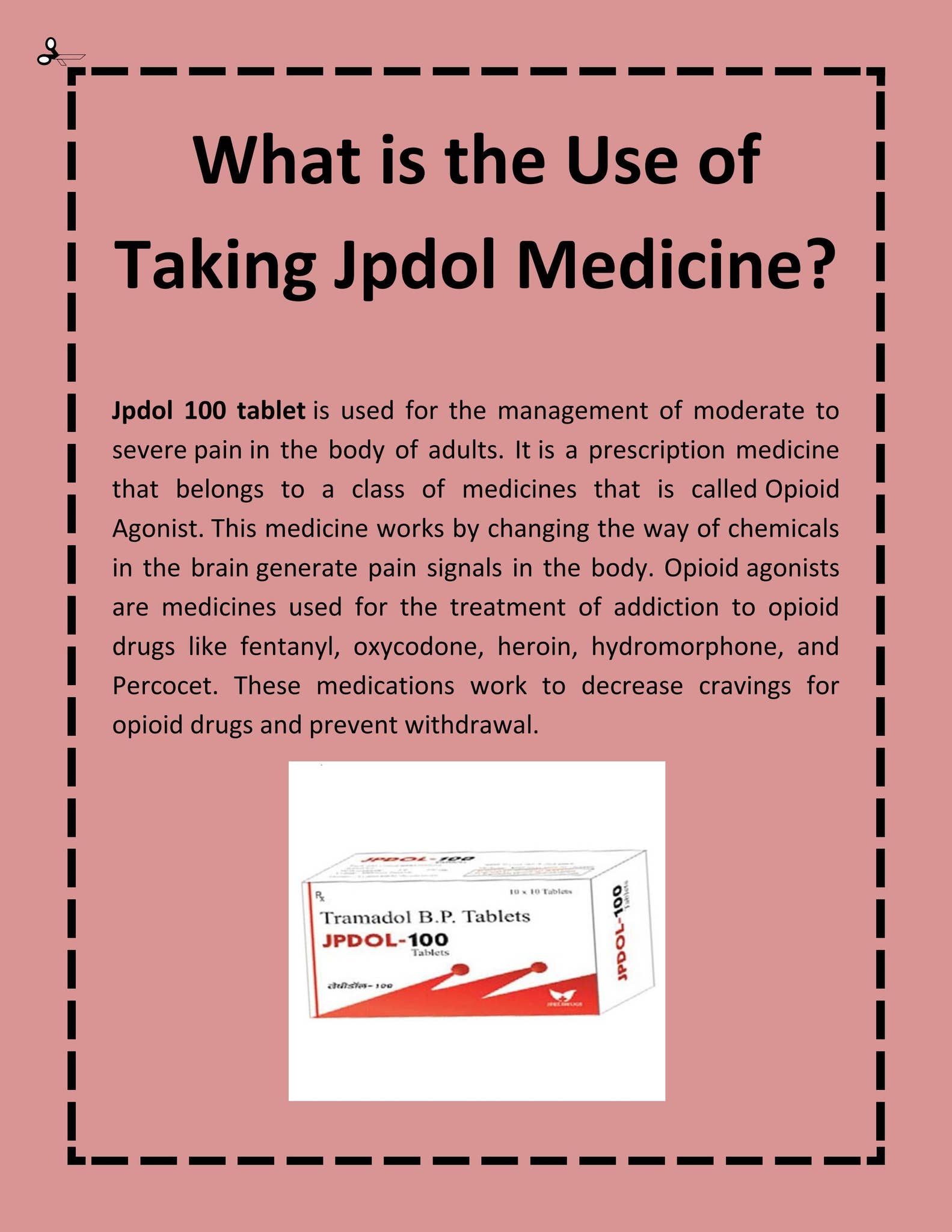 What is the Use of Taking Jpdol Medicine? by Online Pharmaz - Issuu