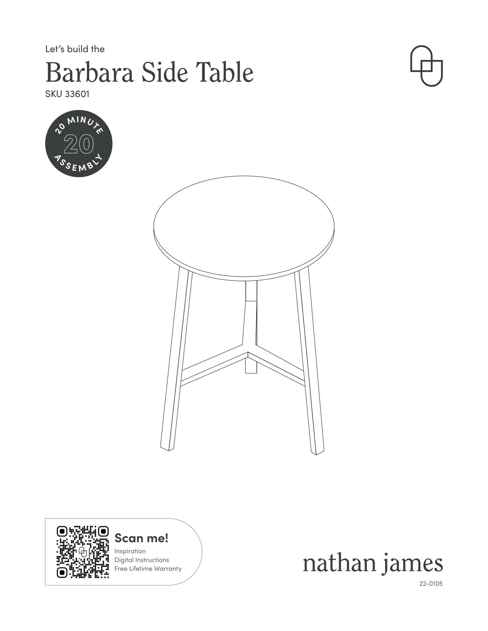 Barbara Side Table Instruction Sheet by nathanjameshome - Issuu