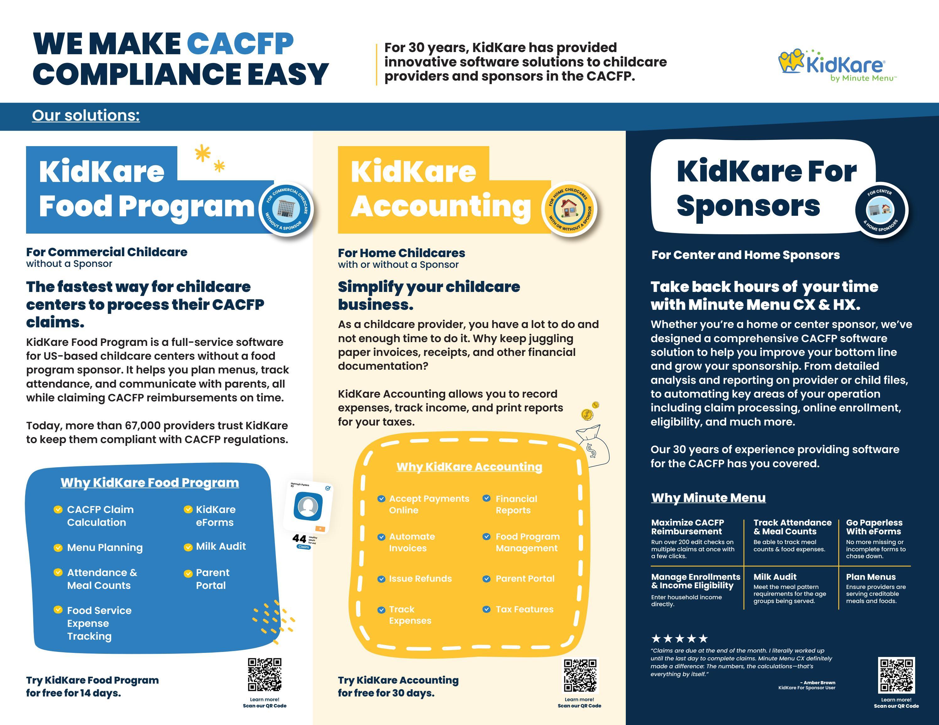 KidKare Solutions by KidKare by Minute Menu - Issuu