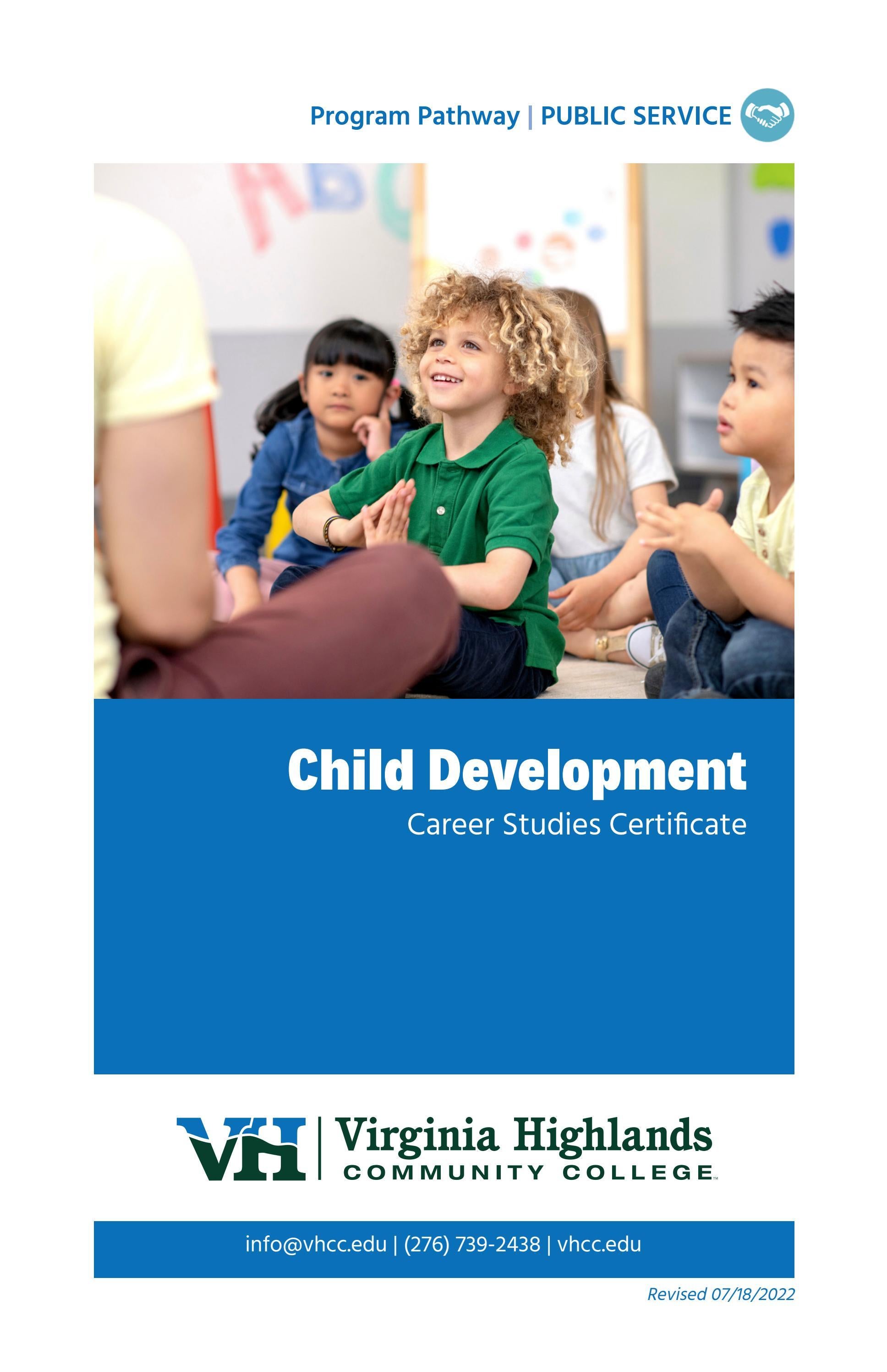 Child Development Pathway | VHCC by Virginia Highlands Community ...