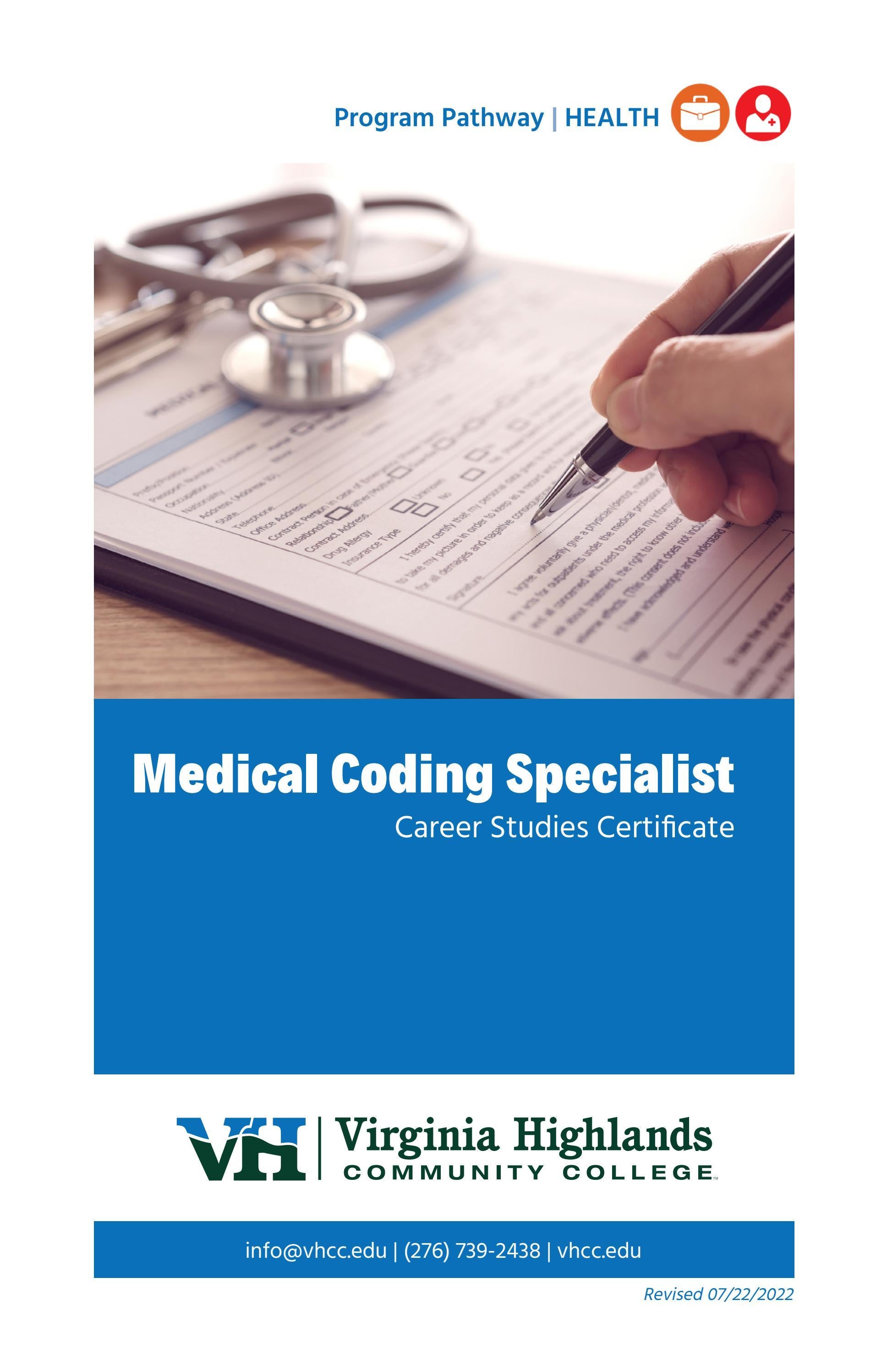 Medical Coding Specialist Pathway | VHCC by Virginia Highlands ...