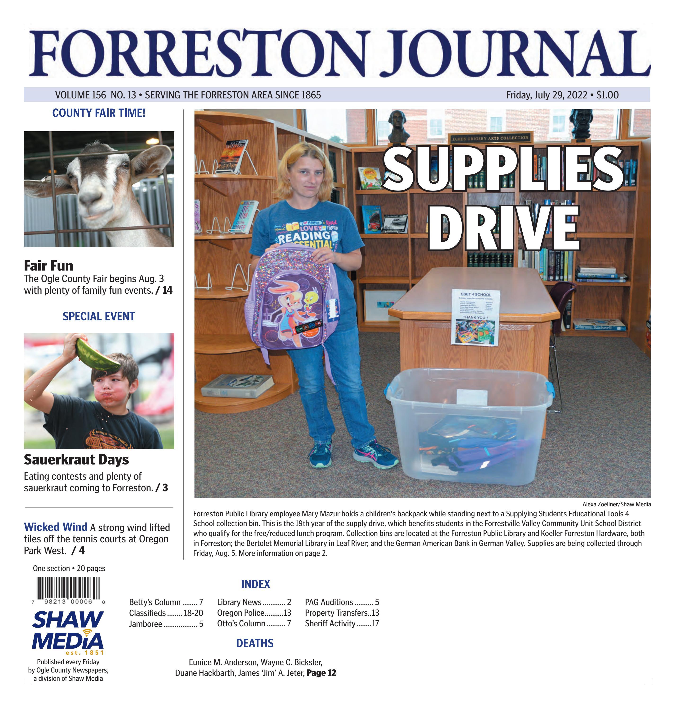 Forreston_Journal-07-29-2022 by Shaw Media - Issuu
