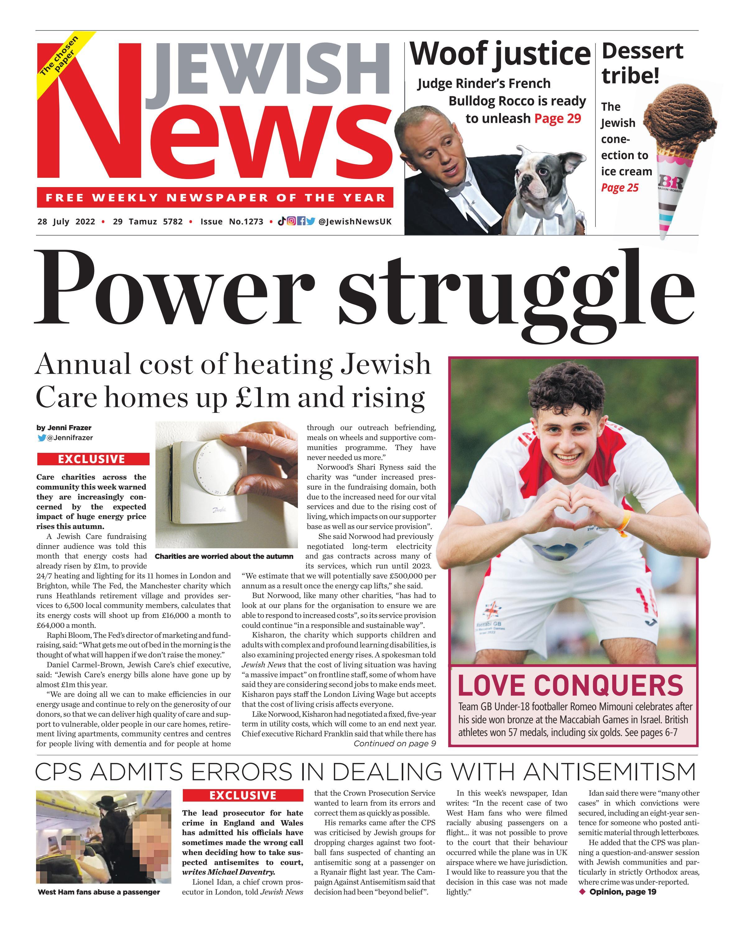 1273 28th July 2022 By Jewish News Issuu