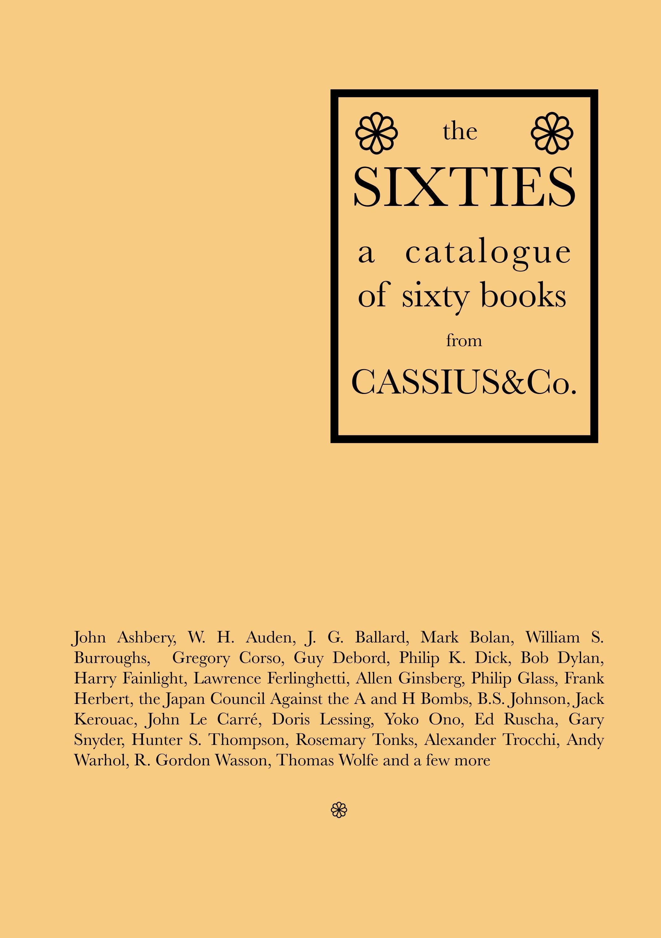 The Sixties: a catalogue of sixty books by cassiusandco - Issuu