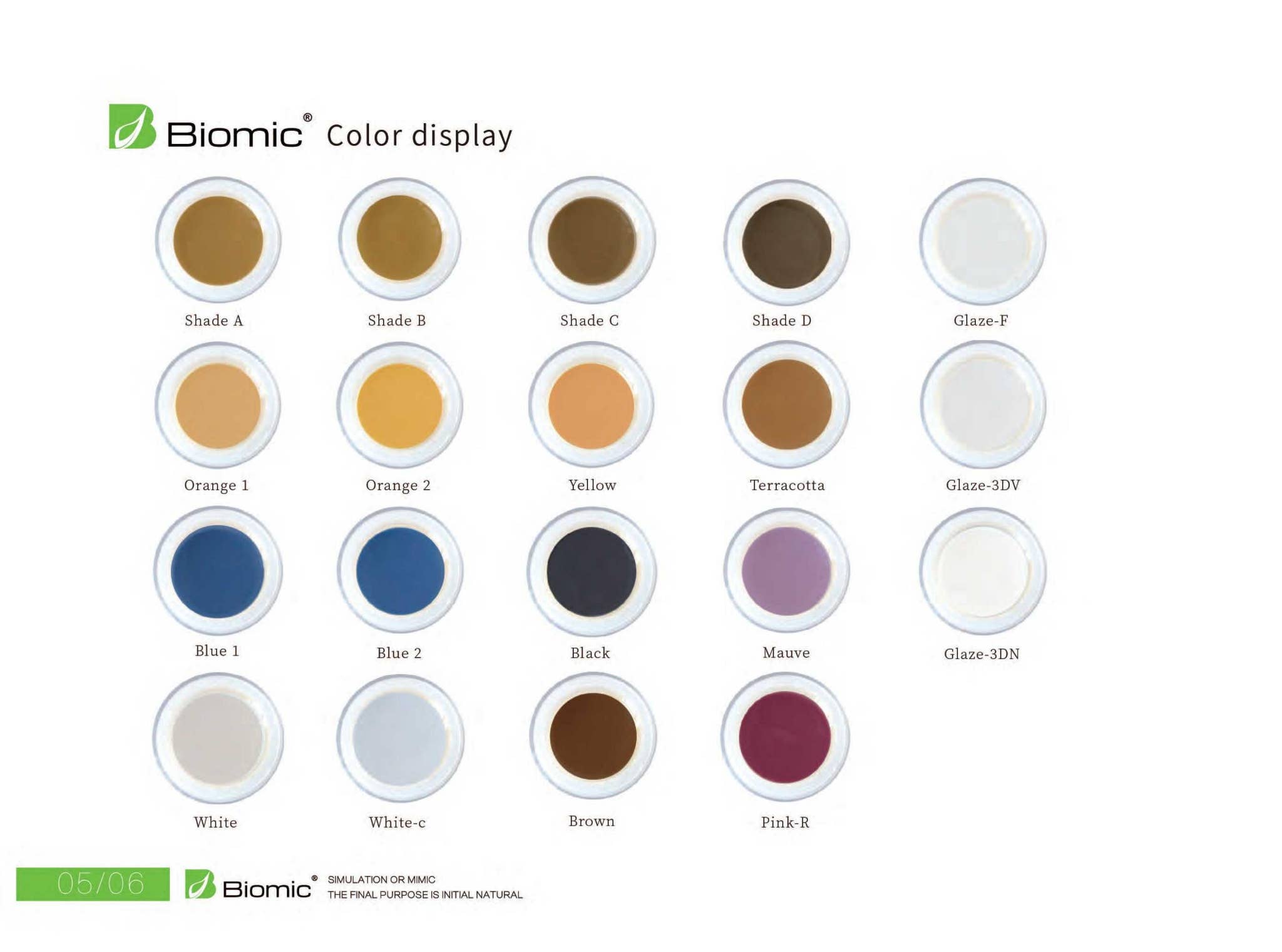 Aidite Biomic Aesthetic Stain & Glaze Kit Brochure by Bracon - Issuu