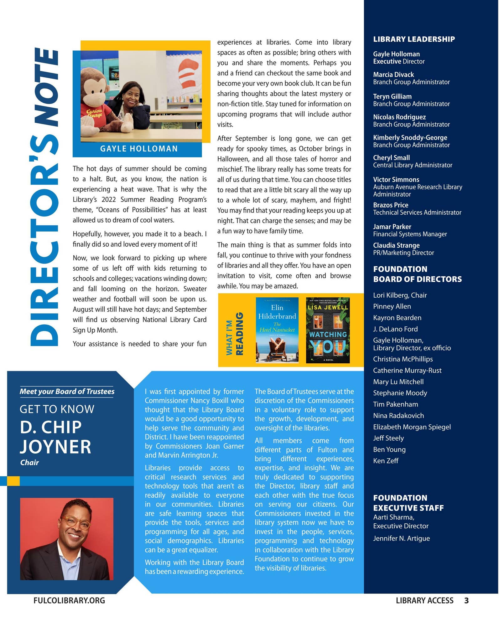 Fall 2022 - Access Newsletter by Fulton County Library System - Issuu