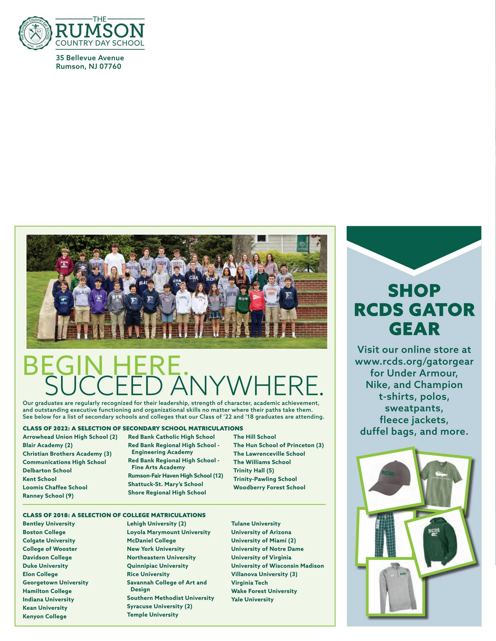 Alumni Newsletter 2022 by The Rumson Country Day School - Issuu
