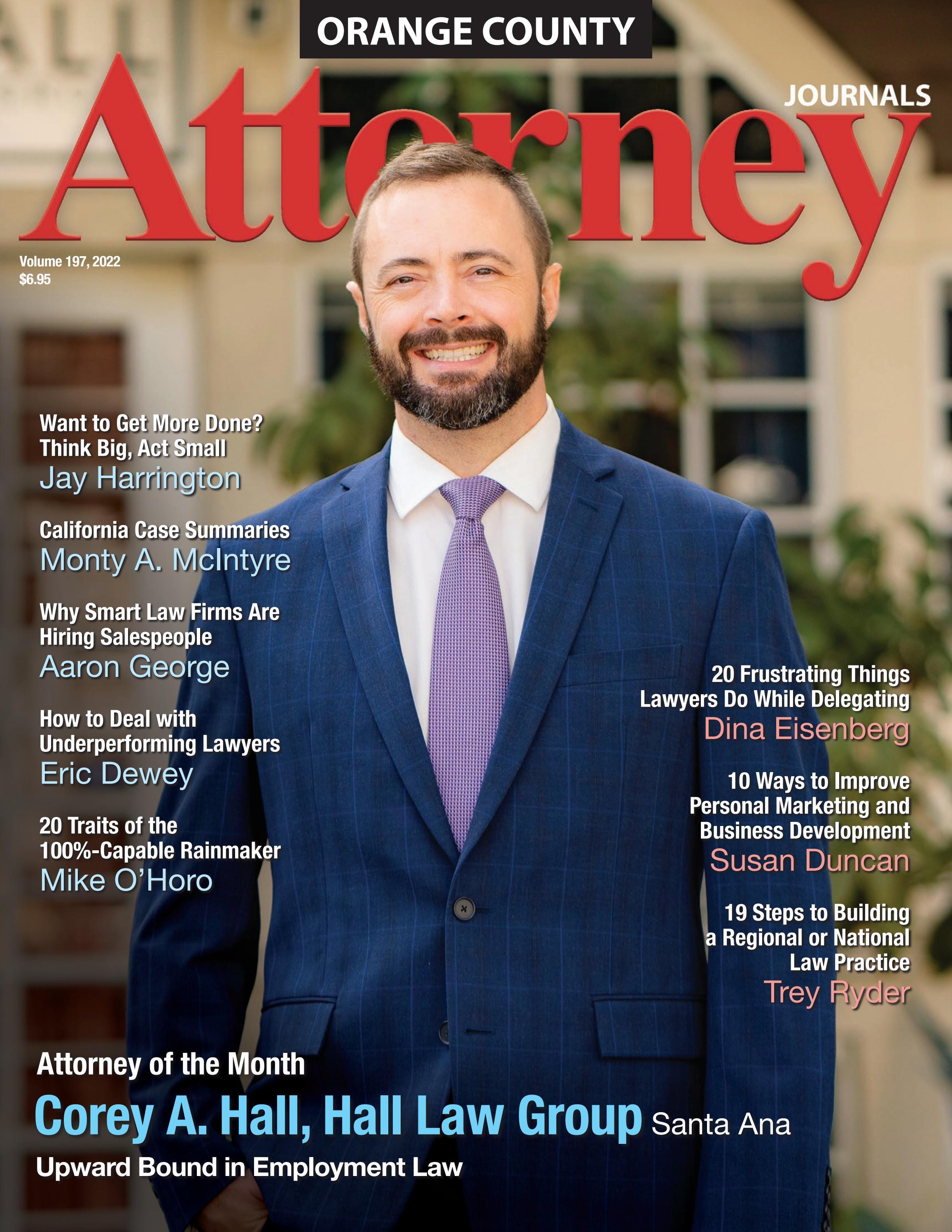 Attorney Journals, Orange County, Volume 197 by Attorney Journals - Issuu