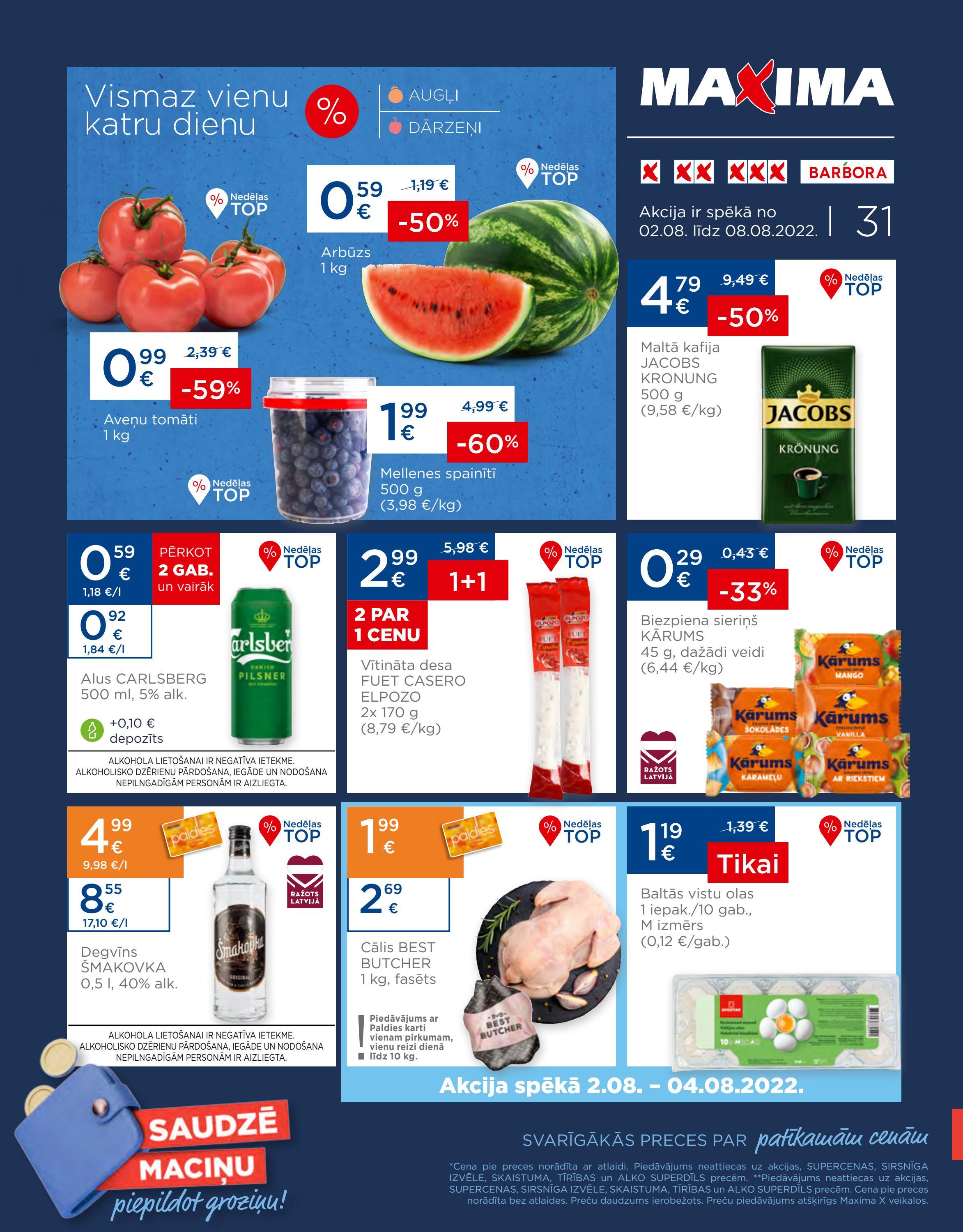 LV, Nr. 31 by MAXIMA - Latvija, Lietuva, Eesti - Issuu